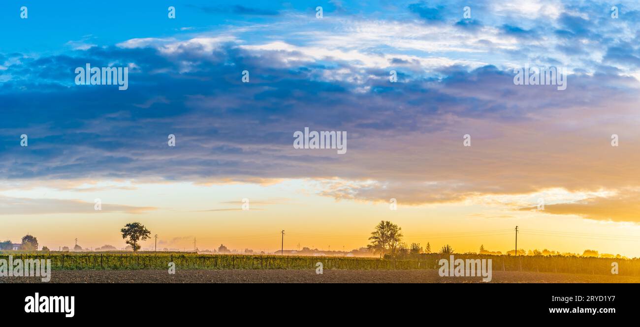 Fields dawn hi-res stock photography and images - Alamy