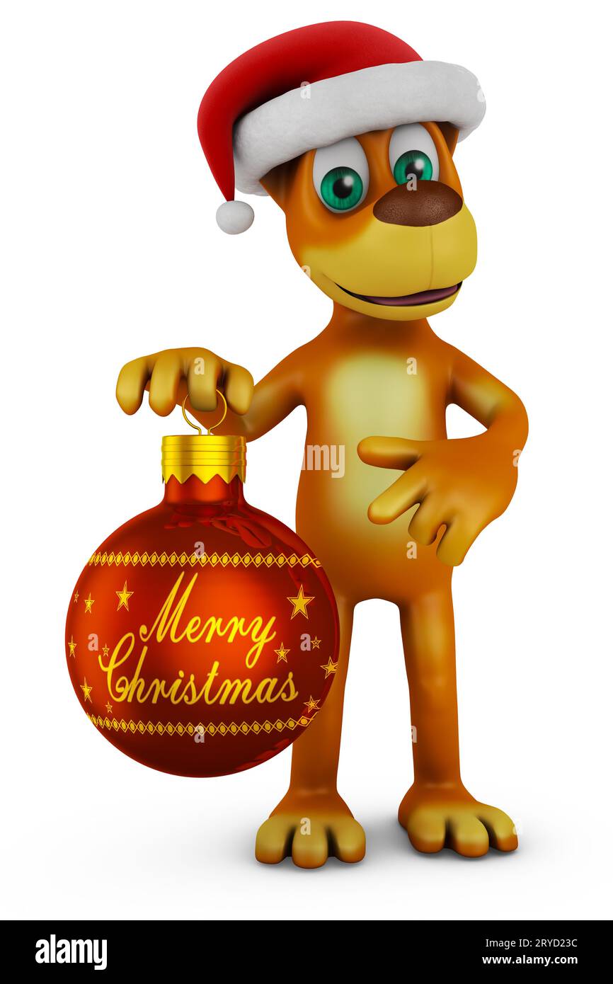 Christmas ball in santa Cut Out Stock Images & Pictures - Alamy