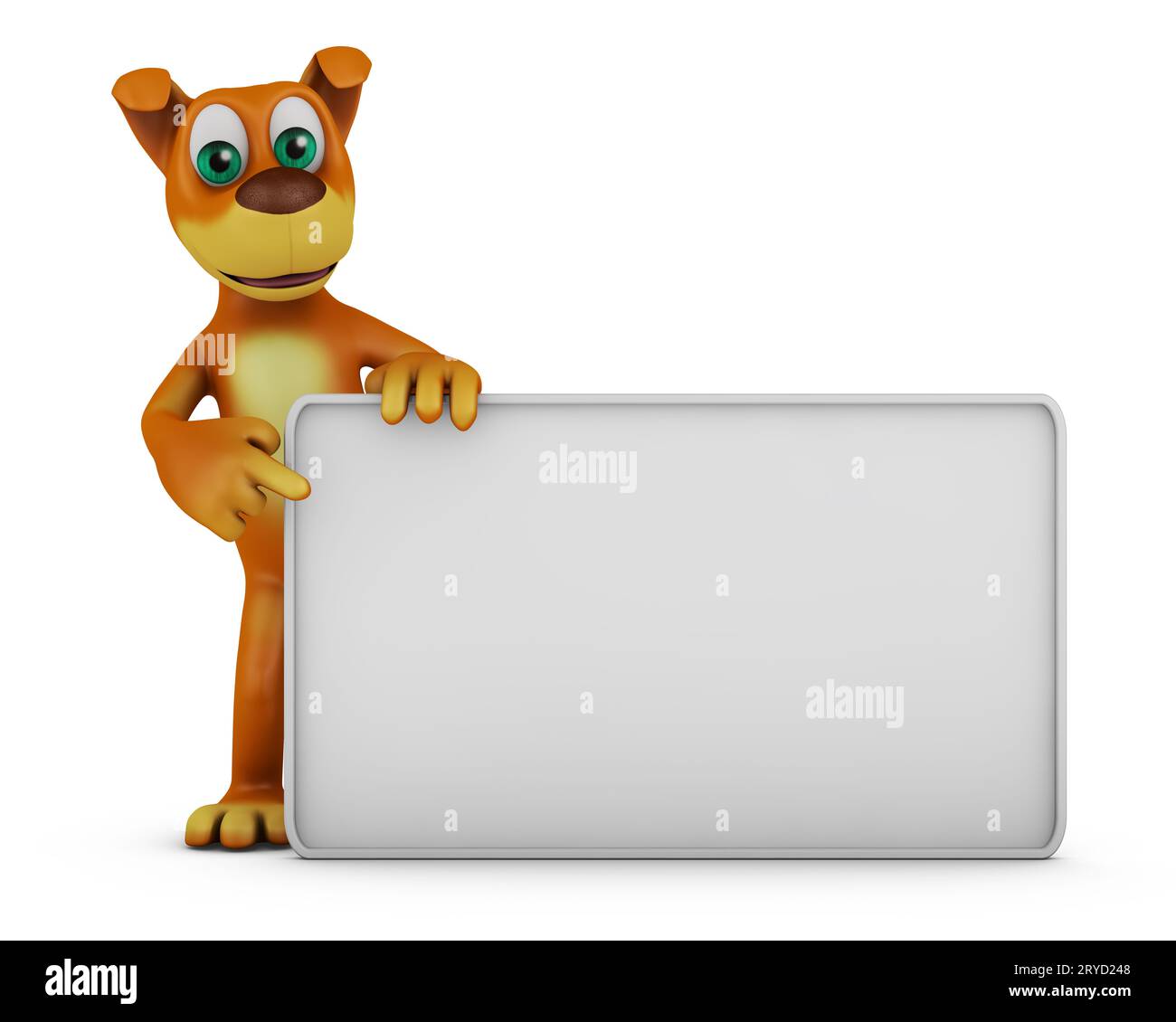 Dog with board Stock Photo - Alamy