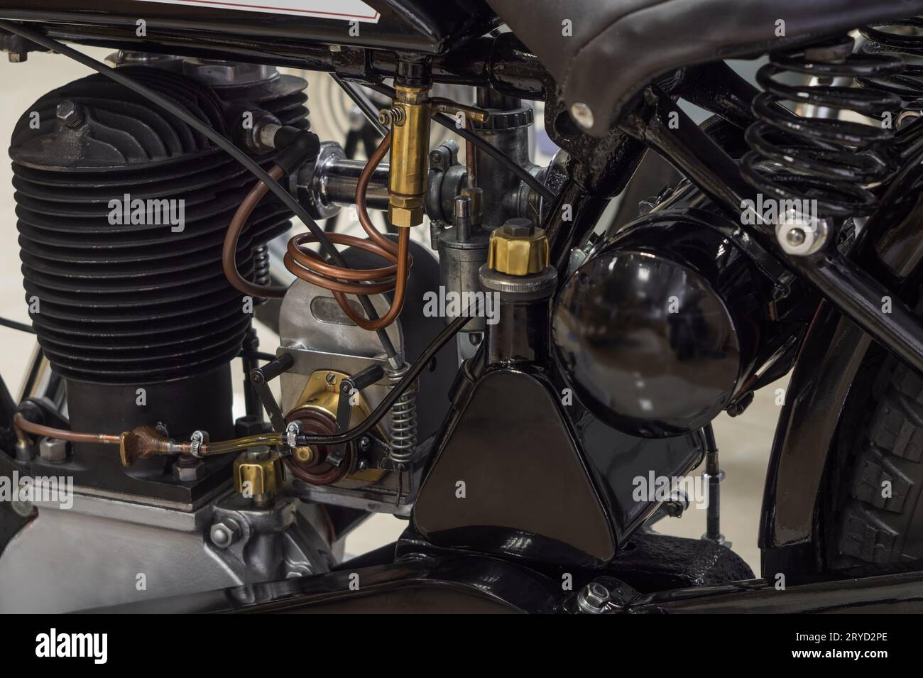Old motorcycle engine Stock Photo - Alamy