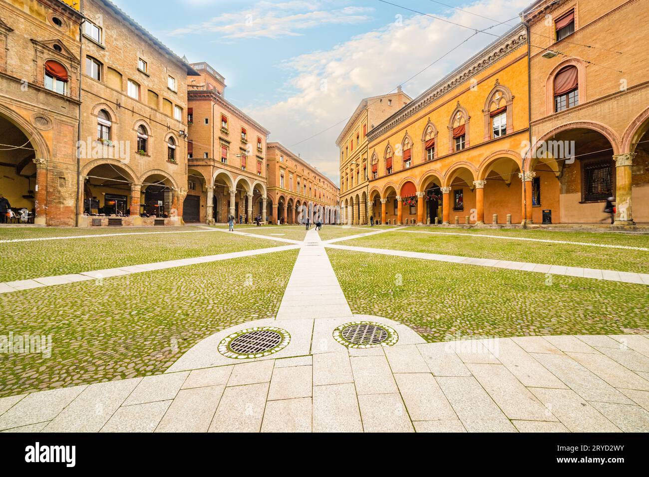Large street in Bologna Stock Photo - Alamy