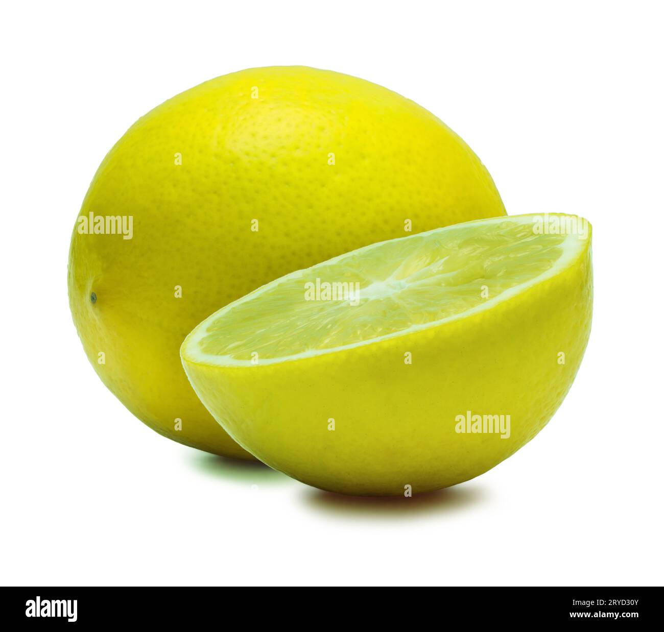 Close up fresh lemons Cut Out Stock Images & Pictures - Alamy