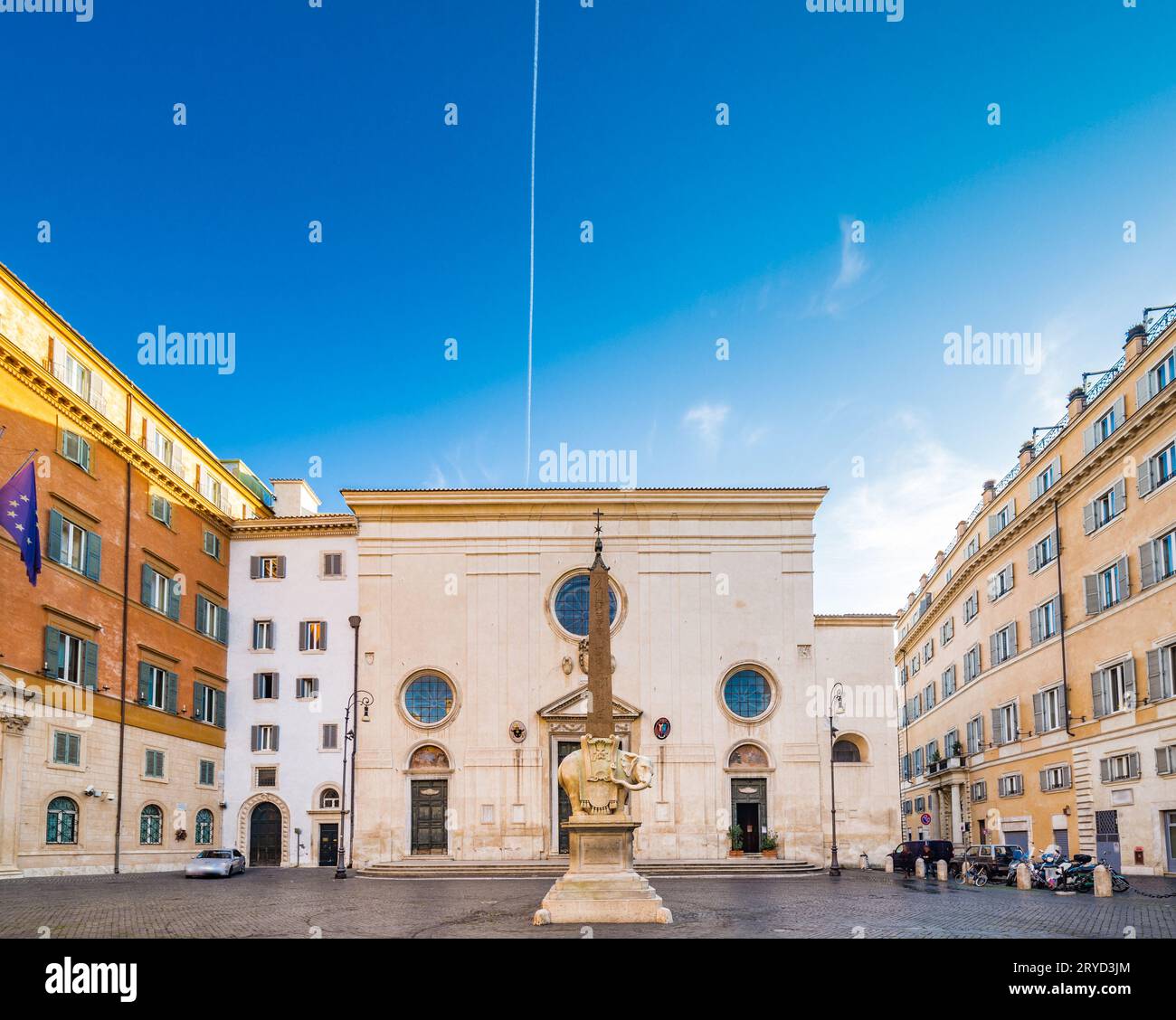 Ancient square in Rome Stock Photo - Alamy