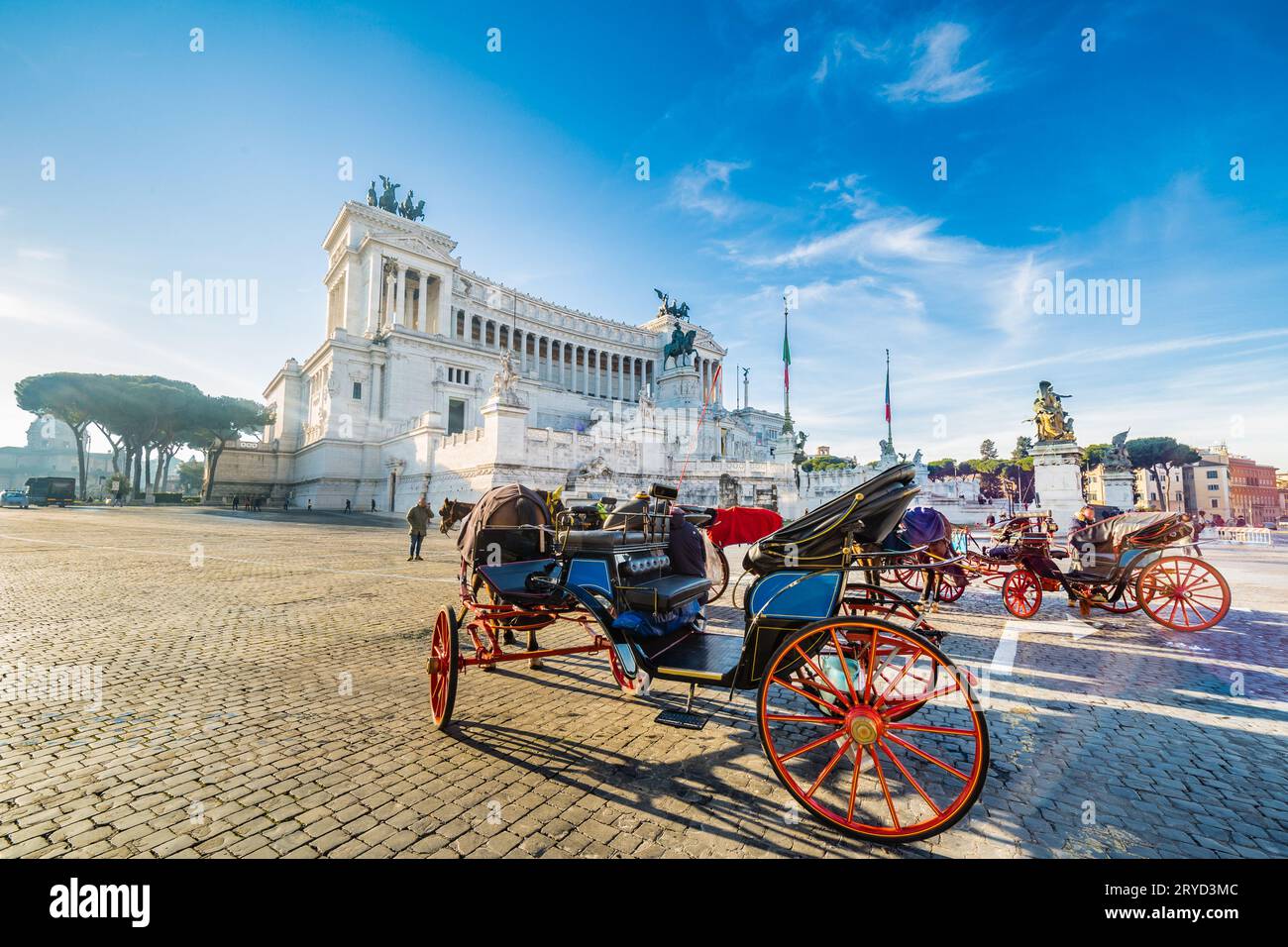 Ancient square in Rome Stock Photo - Alamy