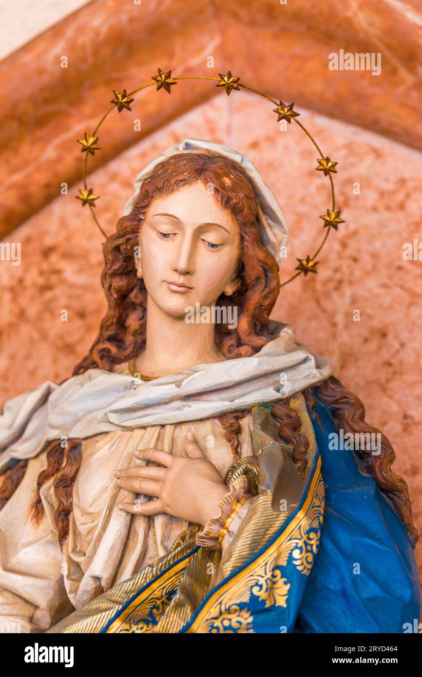 The Blessed Virgin Mary Stock Photo - Alamy