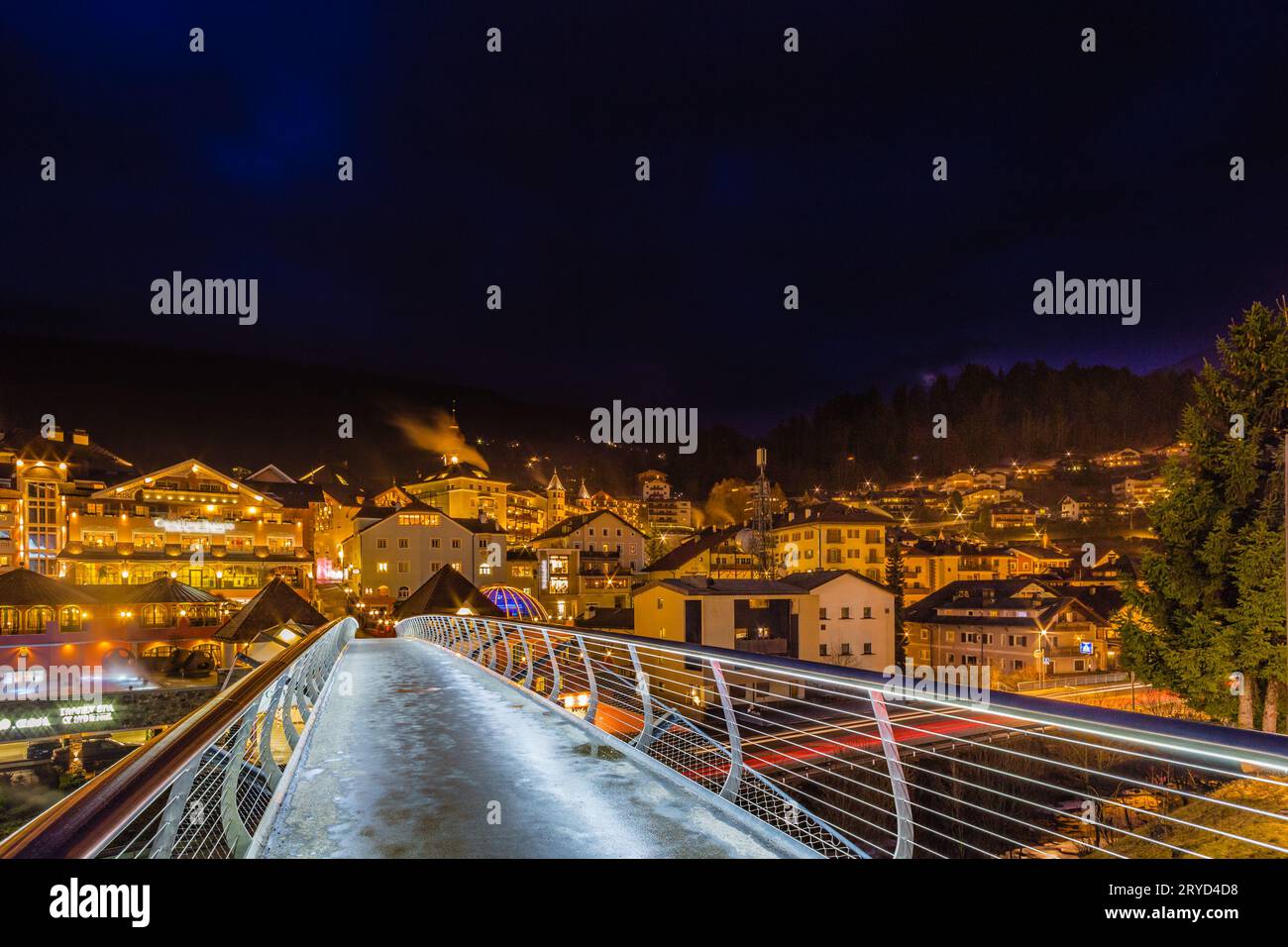 Alpine village bridge hi-res stock photography and images - Alamy