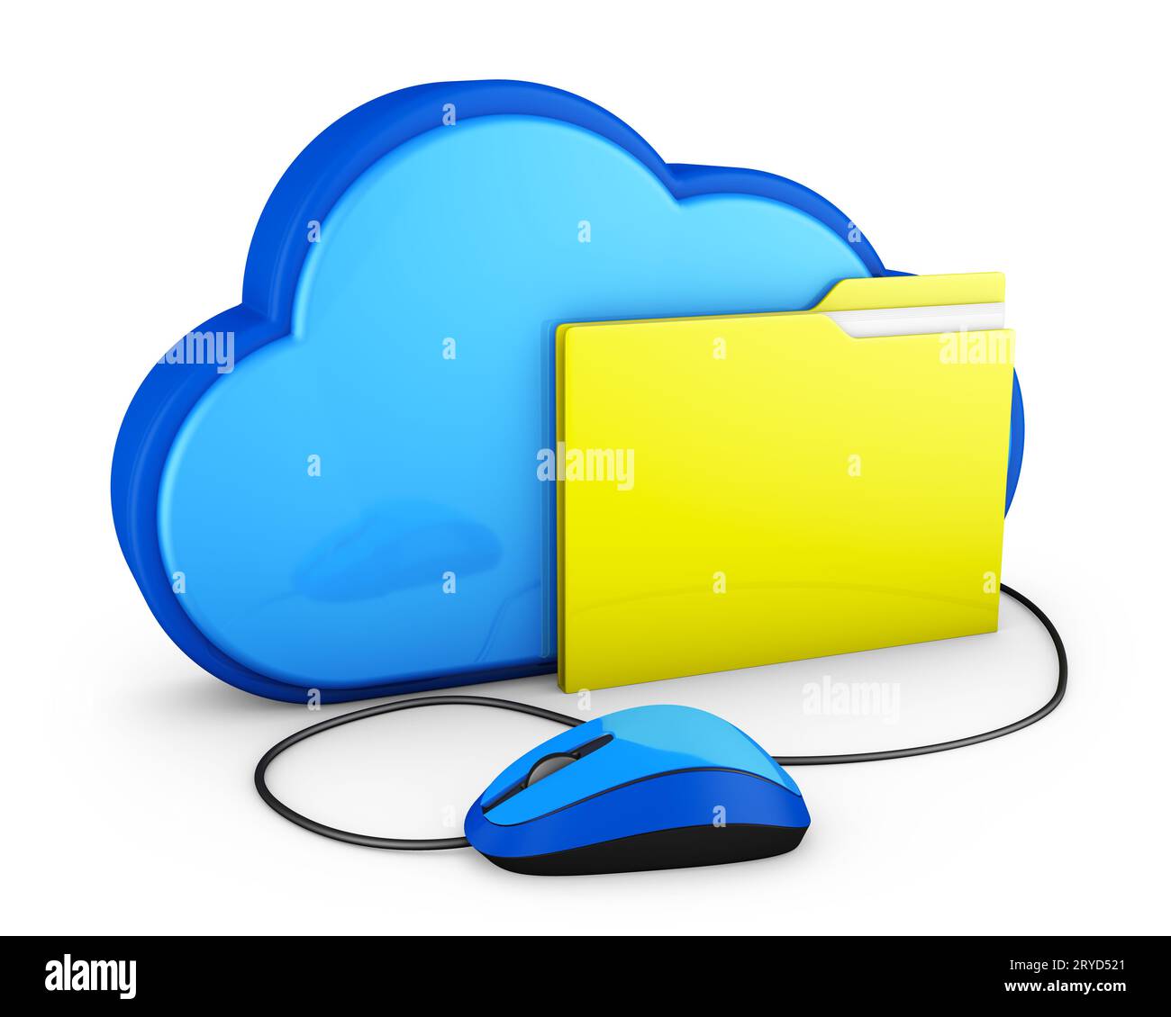 3d computer icon network folder hi-res stock photography and images - Alamy
