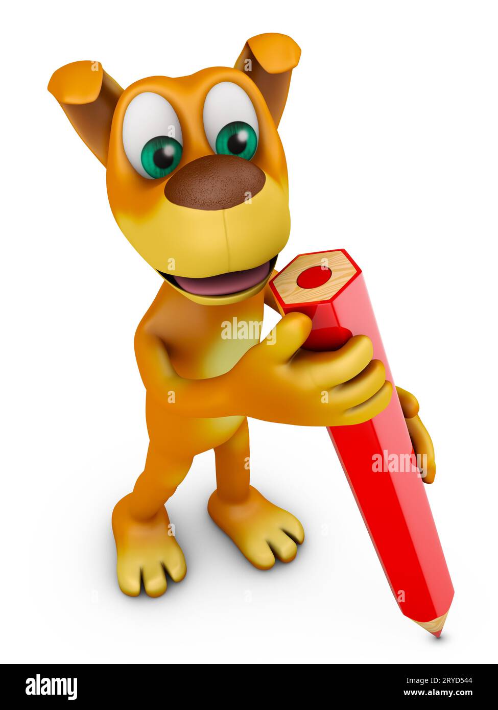 Dog pencil drawing Cut Out Stock Images & Pictures - Alamy