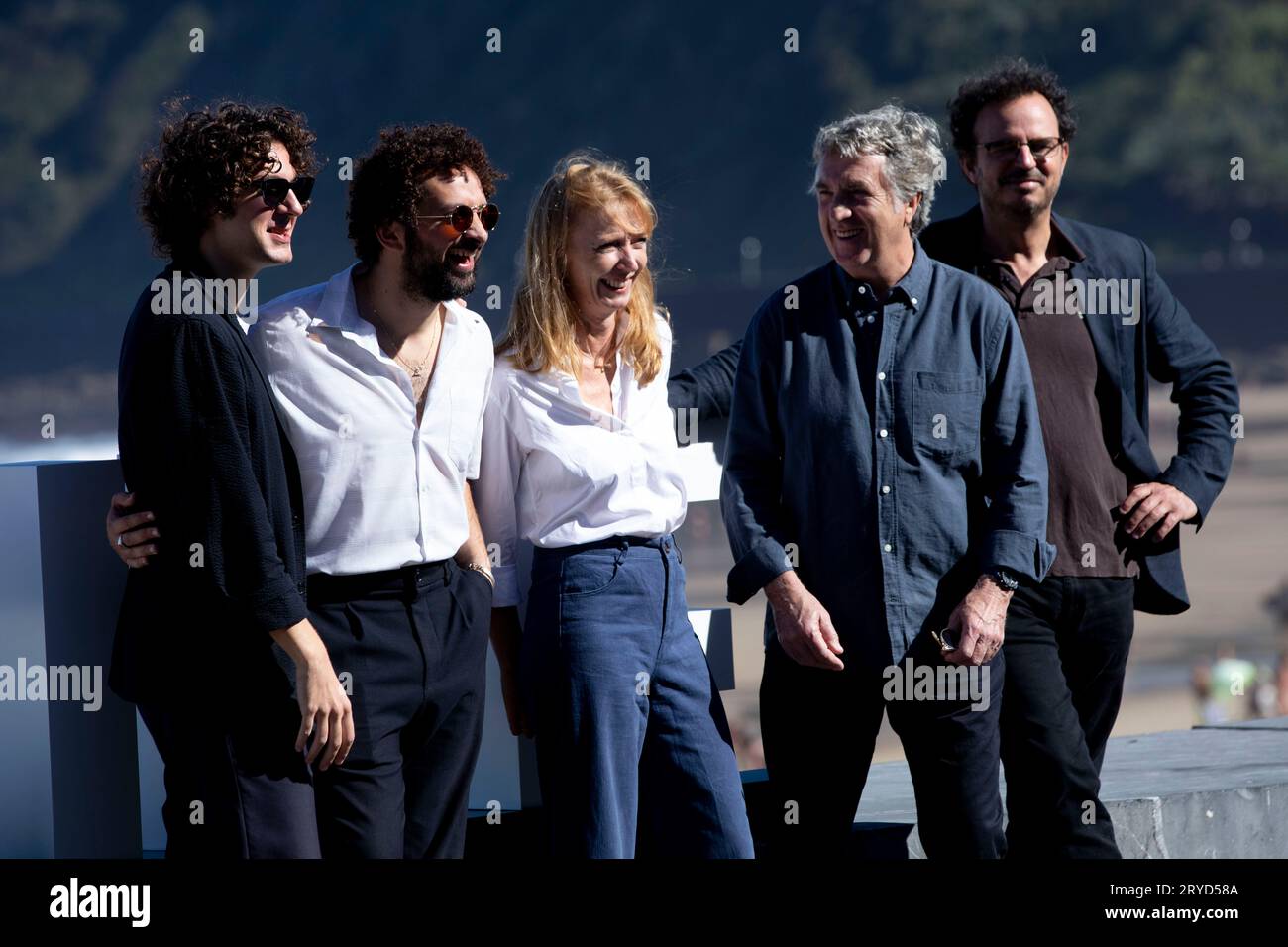 San Sebastian, Spain. 30th Sep, 2023. Vincent Lacoste, William Lebghil ...