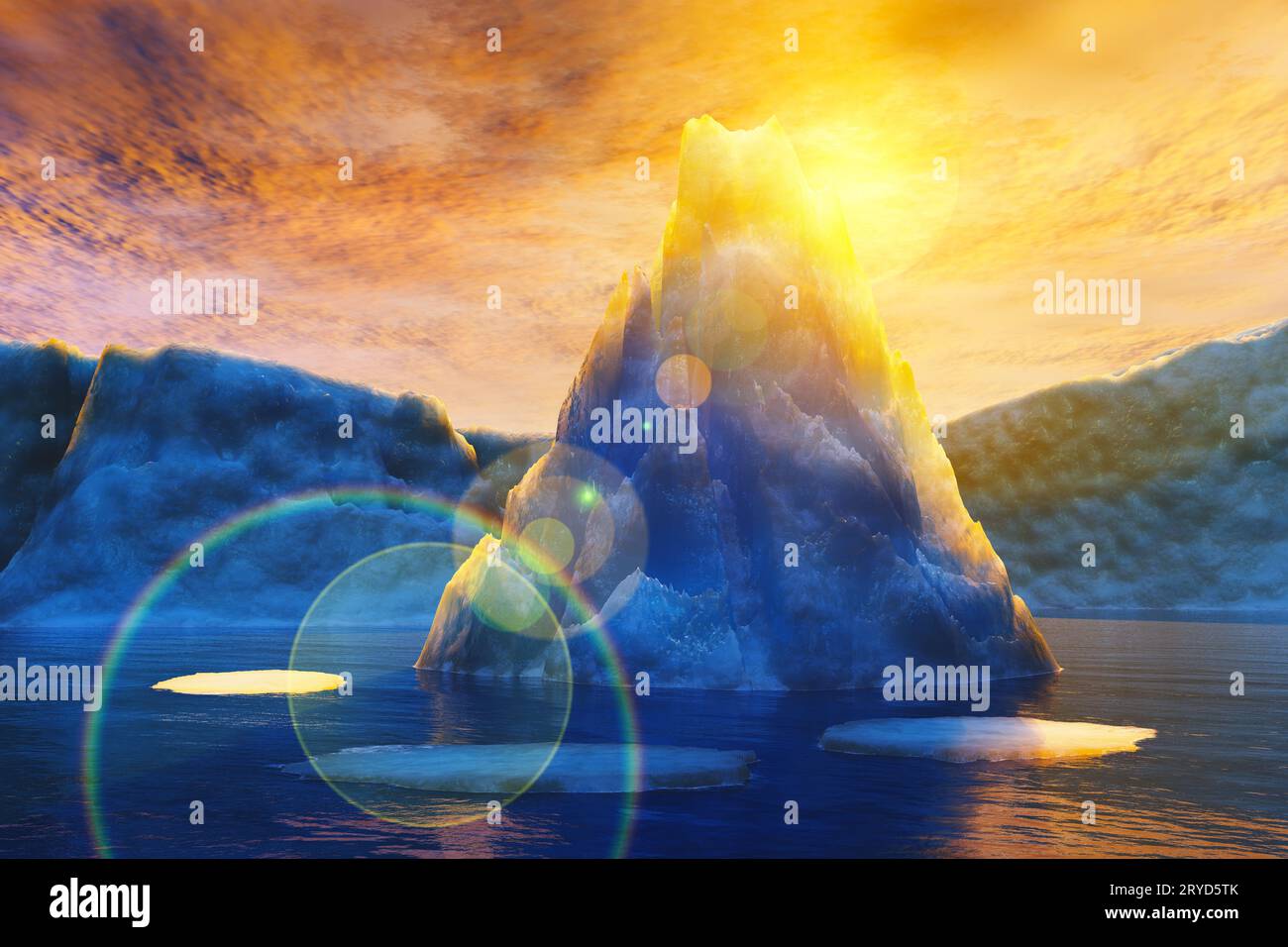 Iceberg antarctic sun hi-res stock photography and images - Alamy