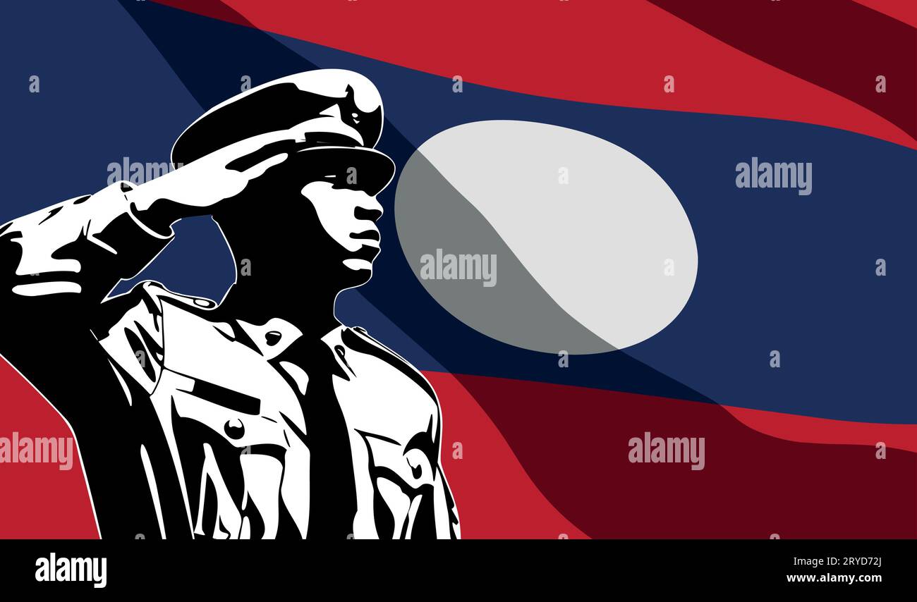 Army of laos Stock Vector Images - Alamy