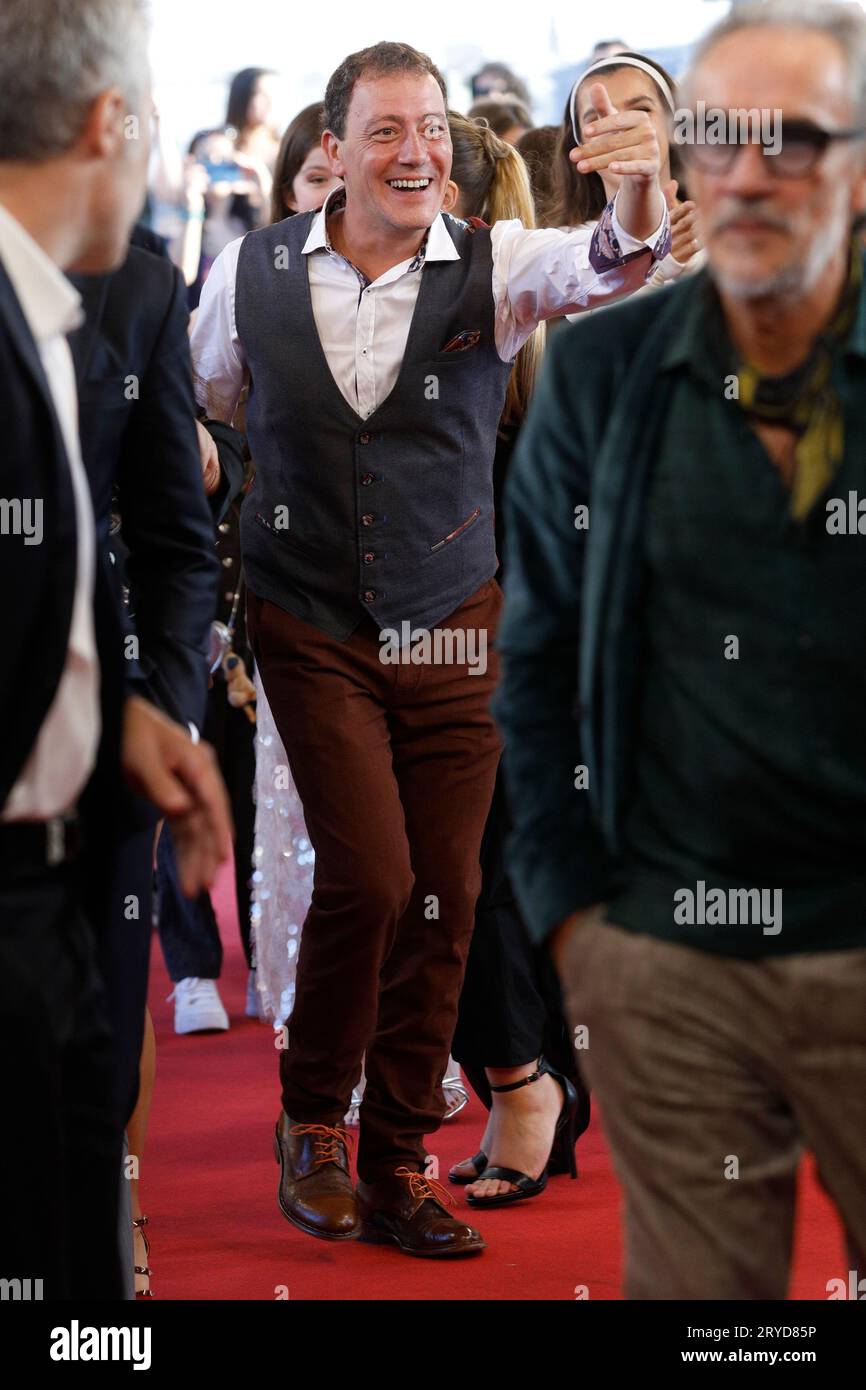 Roger Casamajor attends the La Mesias Red Carpet during the 71st San ...