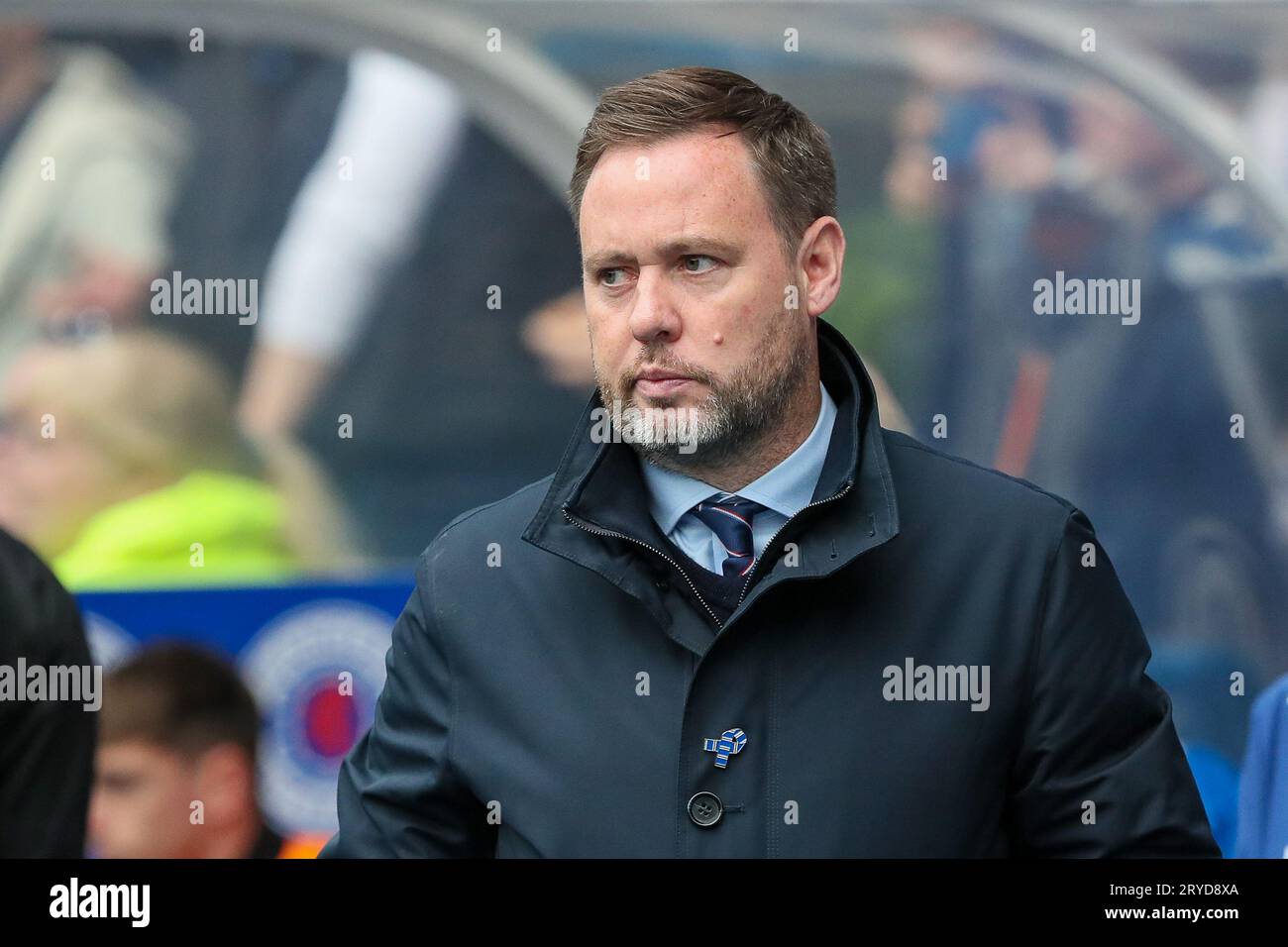 30 Sept 23. Glasgow, UK. Rangers FC play Aberdeen FC at Ibrox Stadium ...