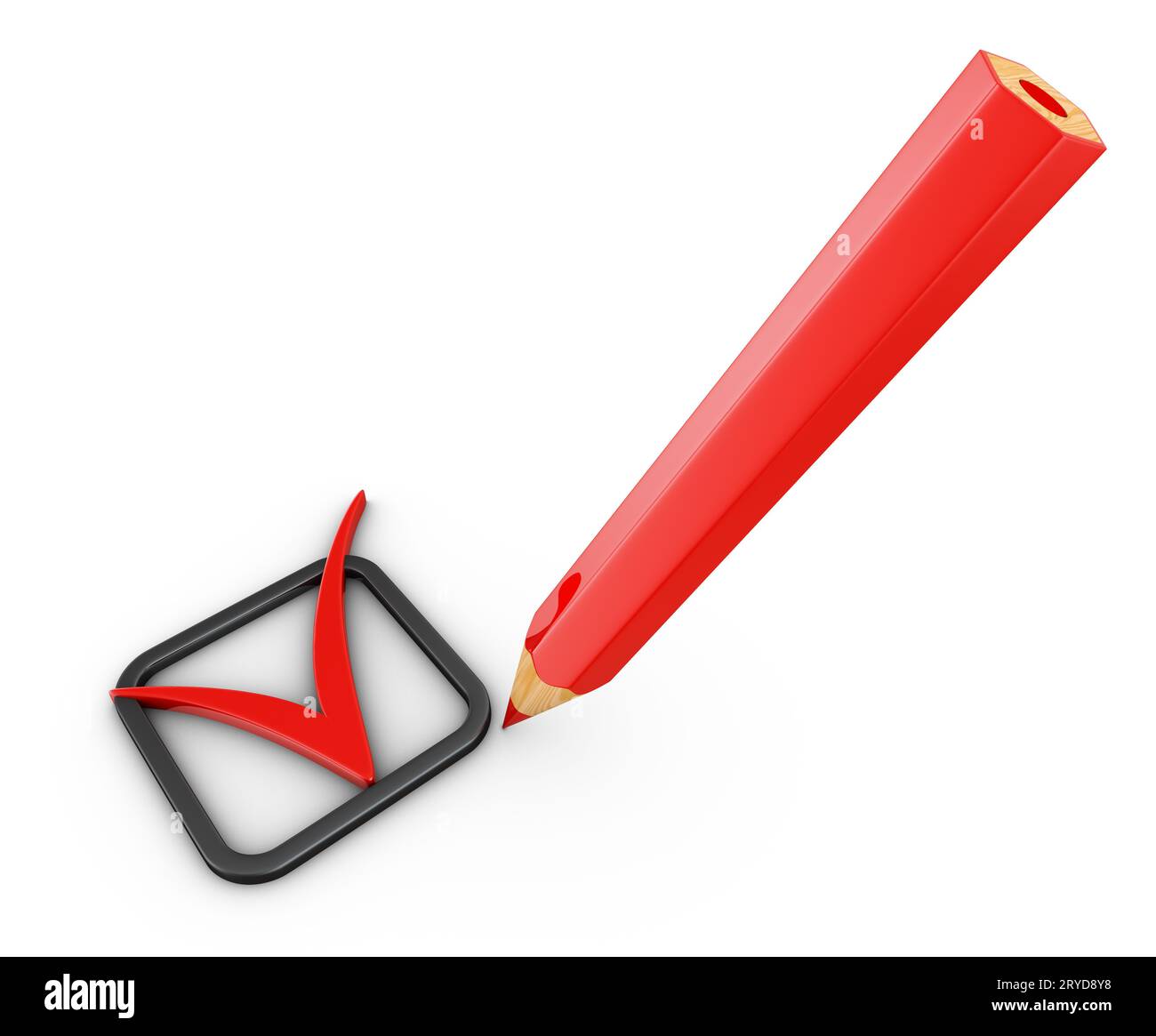 Pencil and Mark Stock Photo - Alamy