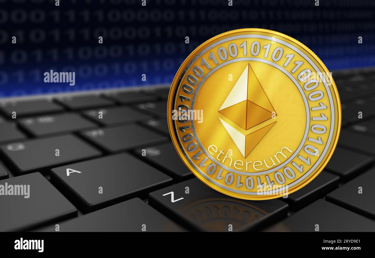 Ethereum mining concept 3d hi-res stock photography and images - Alamy