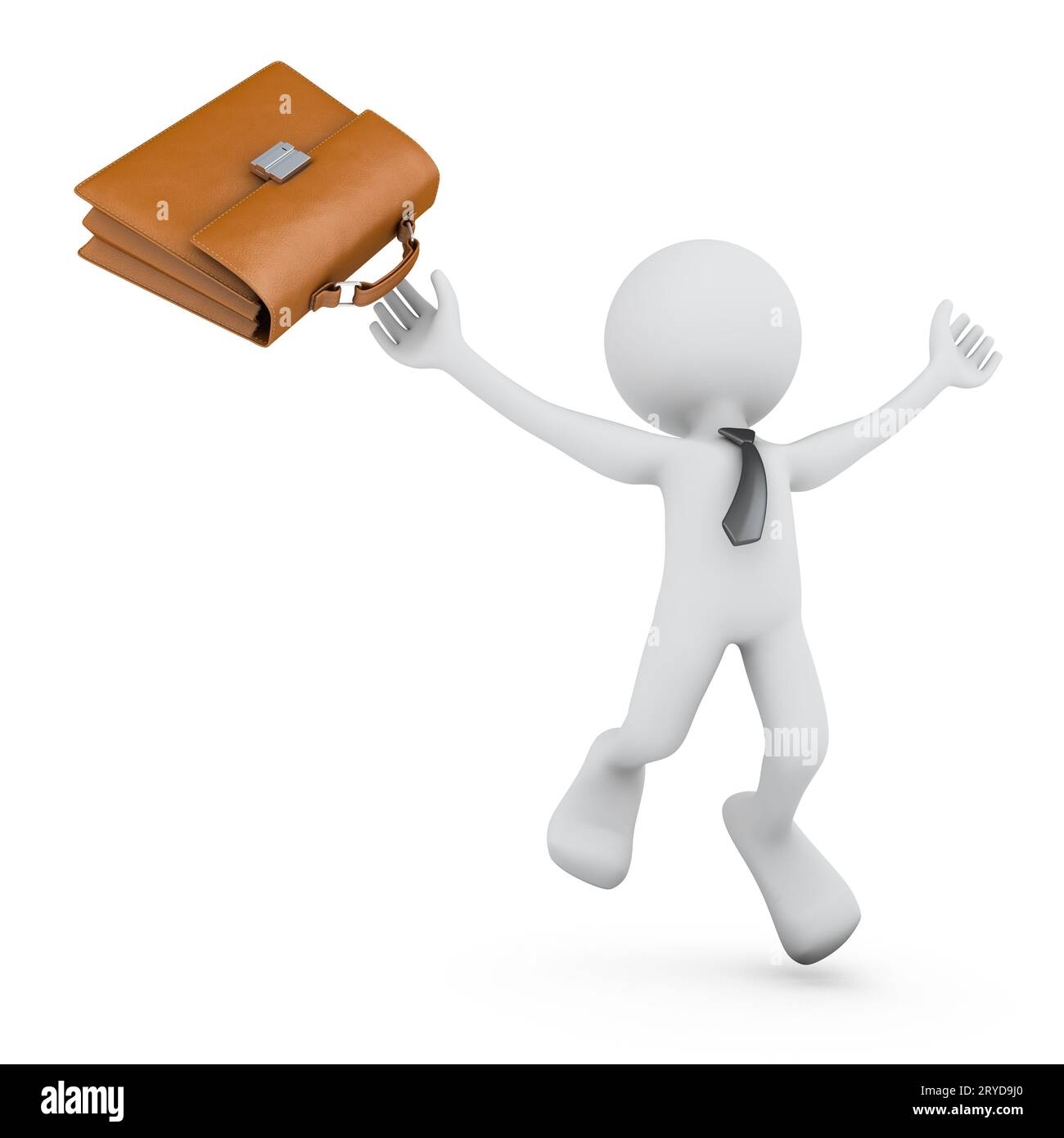 Man with the briefcase Stock Photo - Alamy