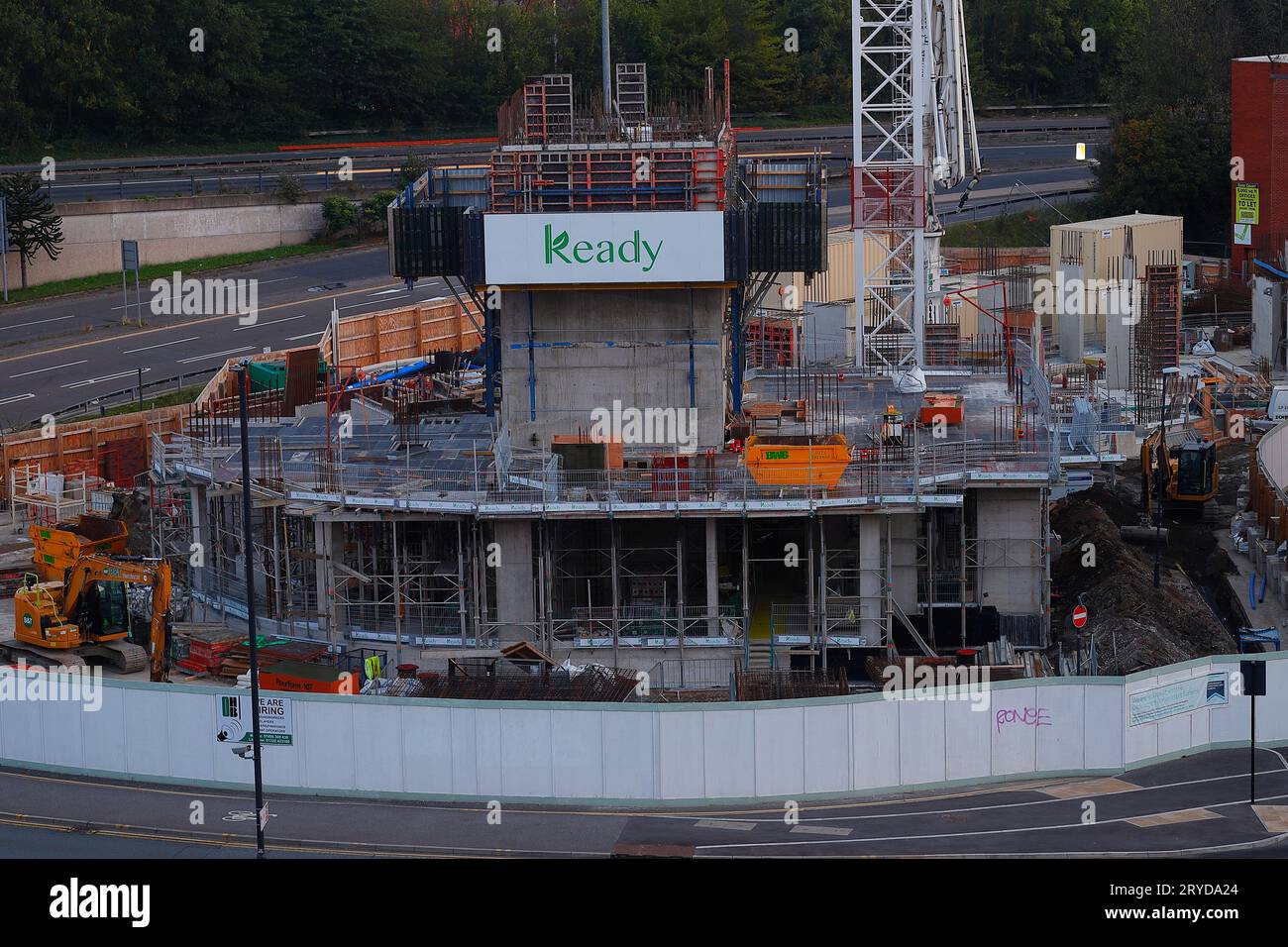 Triangle Yard apartments under construction on Wellington Street in ...