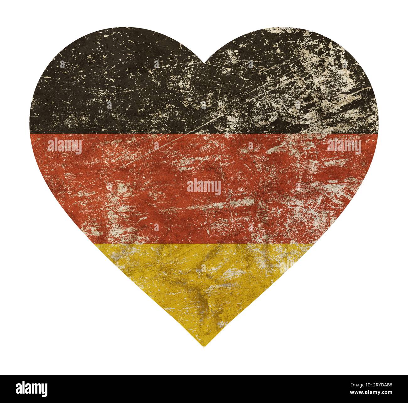 German flag heart hi-res stock photography and images - Alamy