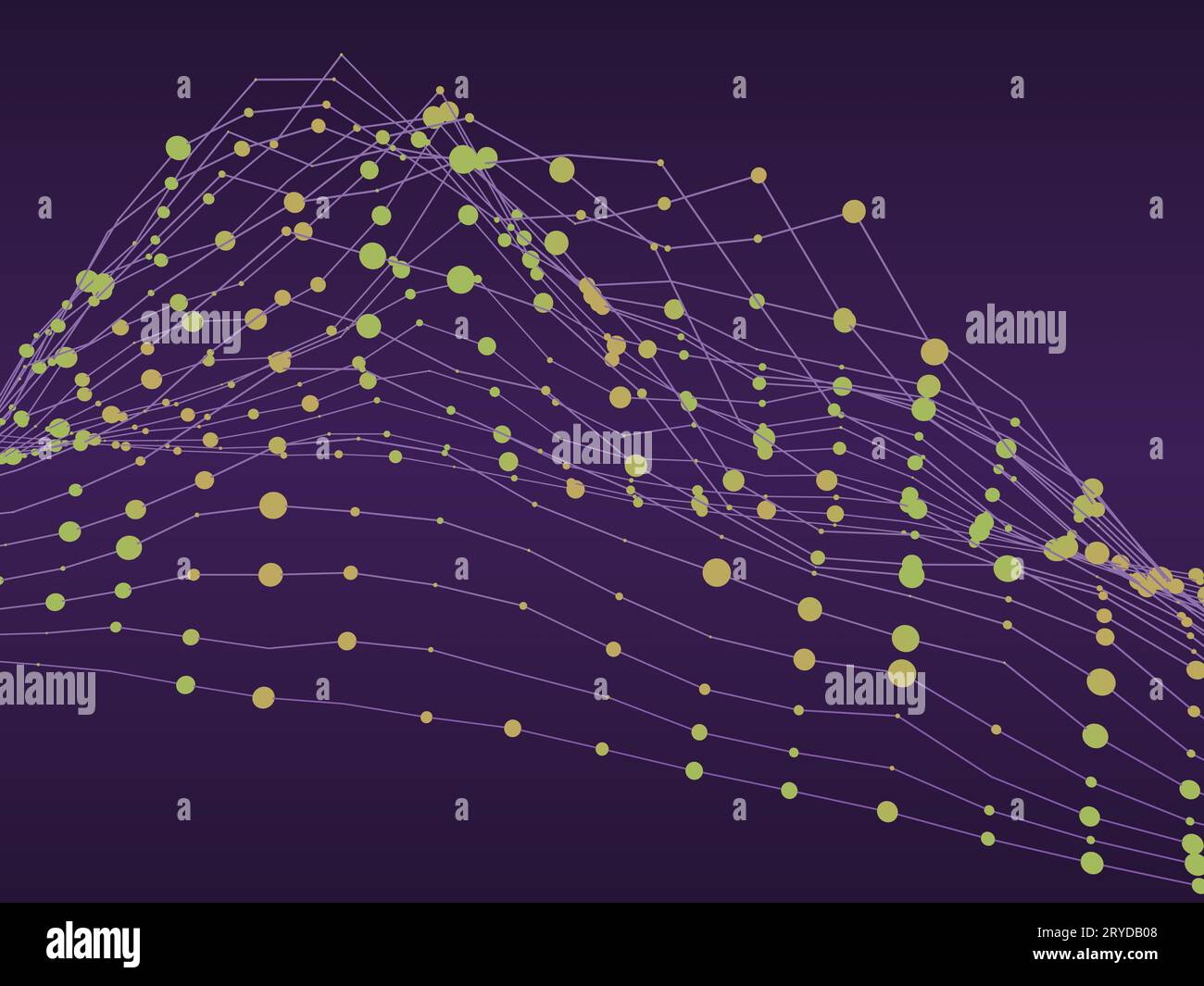 Network technology connecting lines hi-res stock photography and images ...