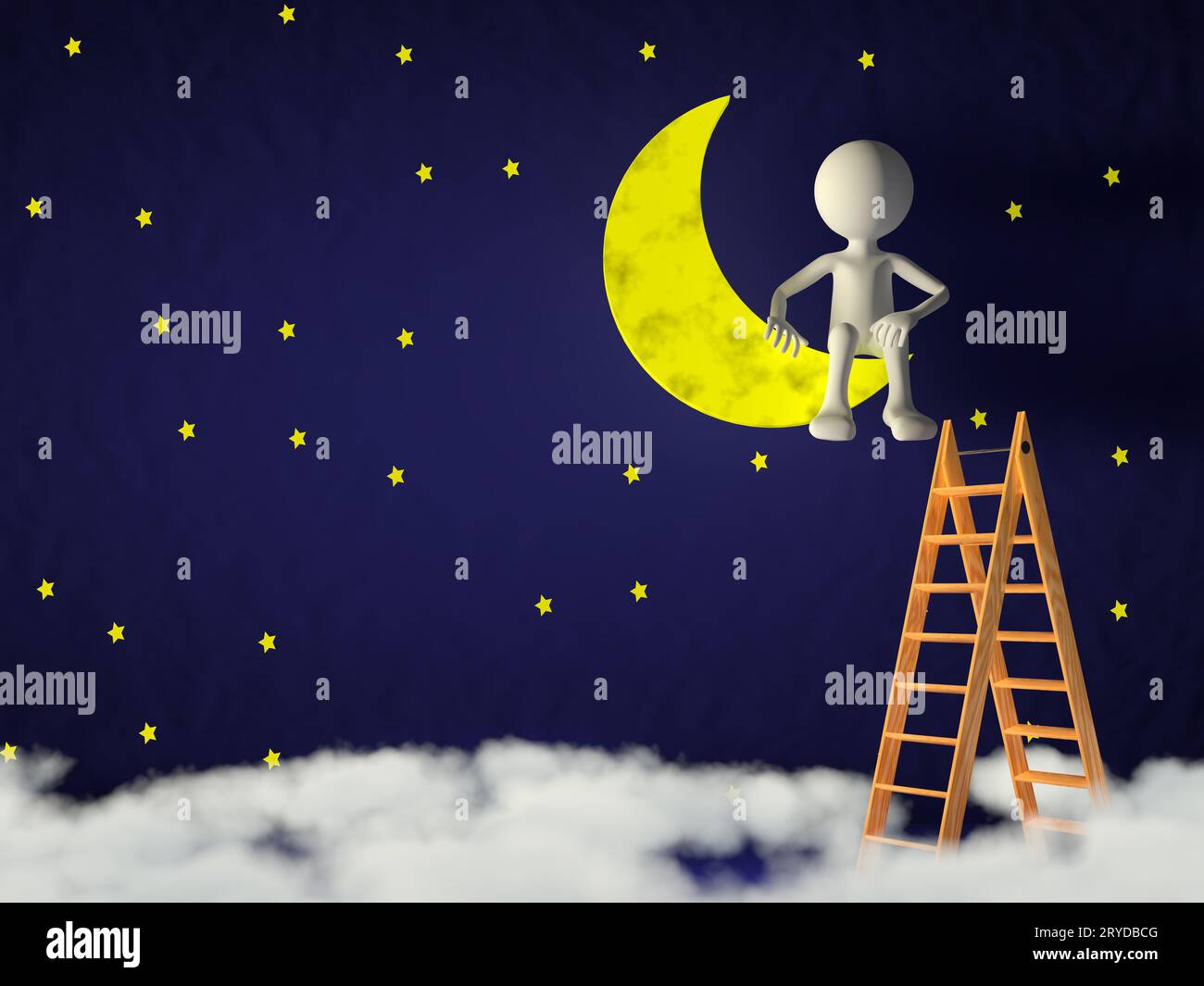 Reaching for the moon hi-res stock photography and images - Alamy