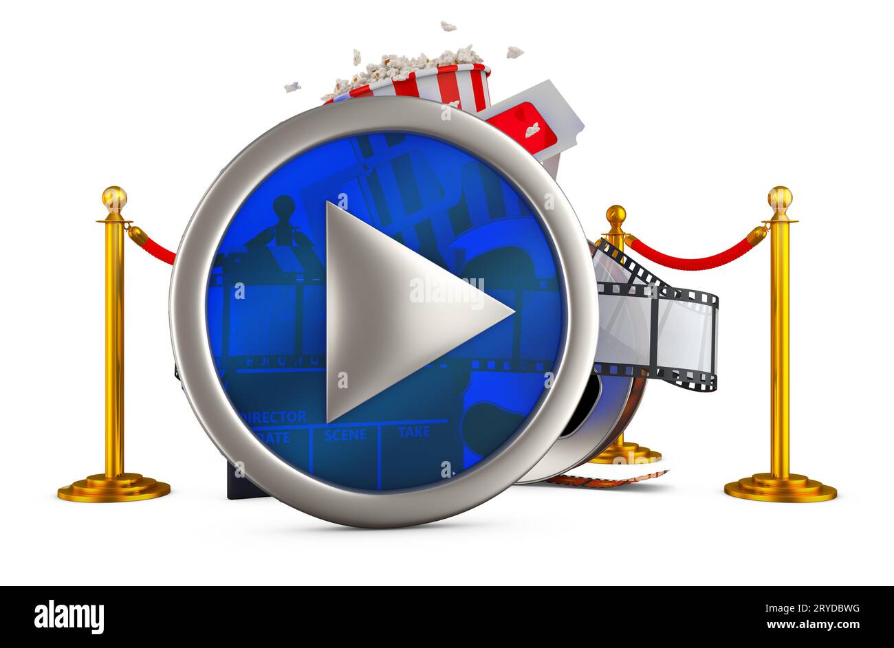 Popcorn play Cut Out Stock Images & Pictures - Alamy