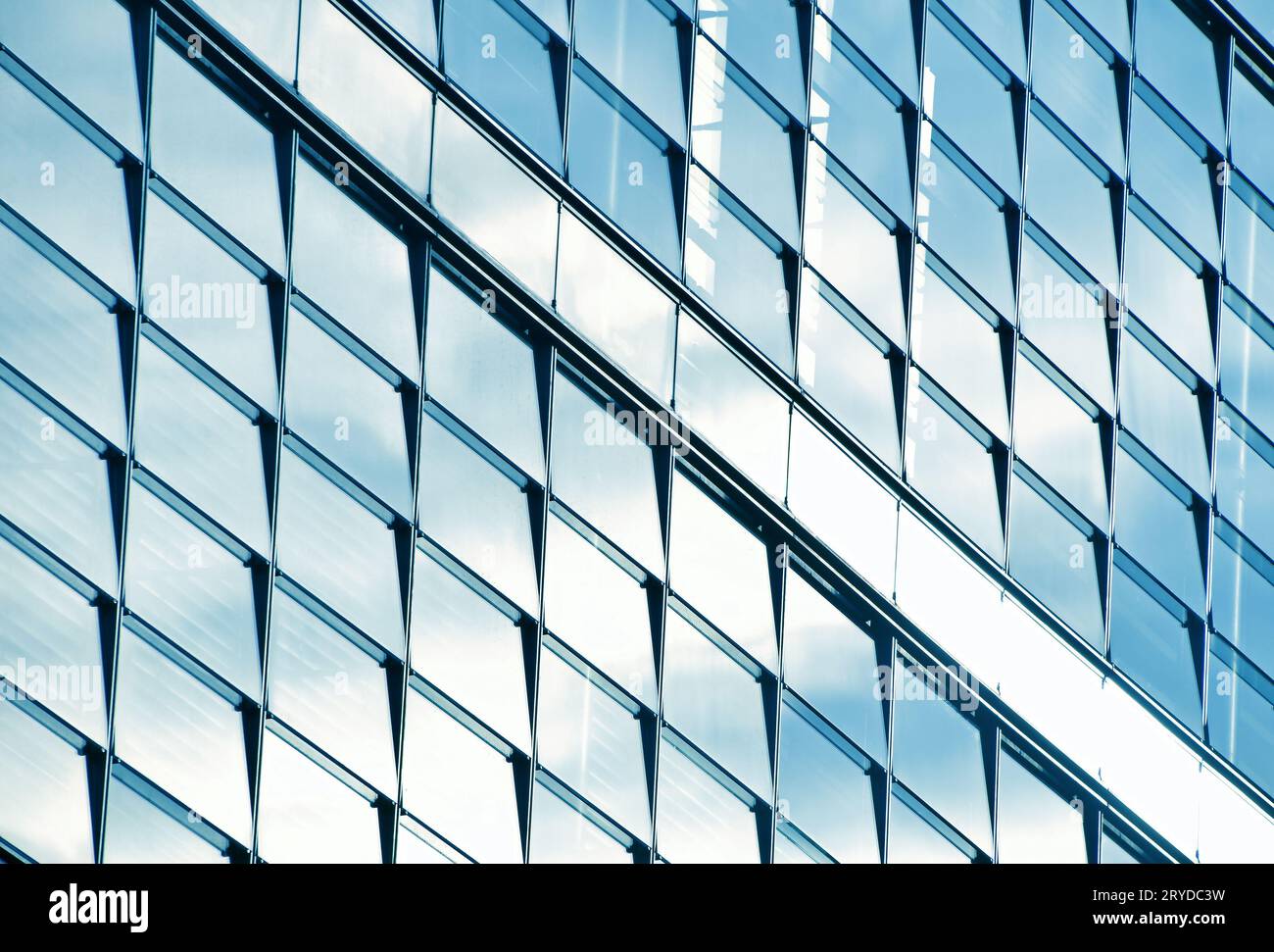 Modern business office building blue glass windows Stock Photo - Alamy
