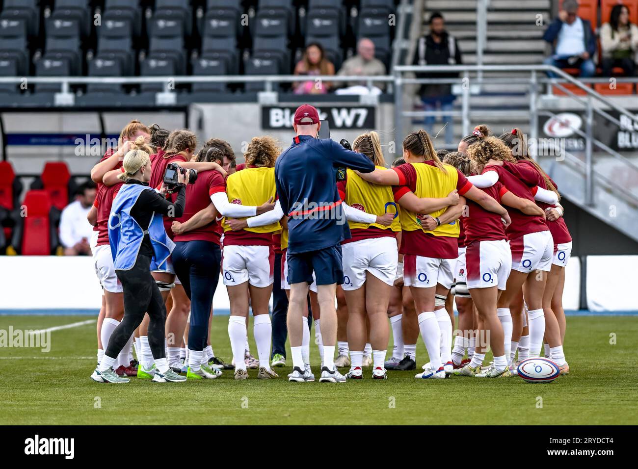 England Women huddle before the Womens International match between ...