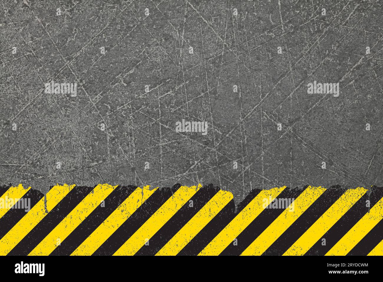 Yellow background with black grunge hazard sign Stock Photo - Alamy