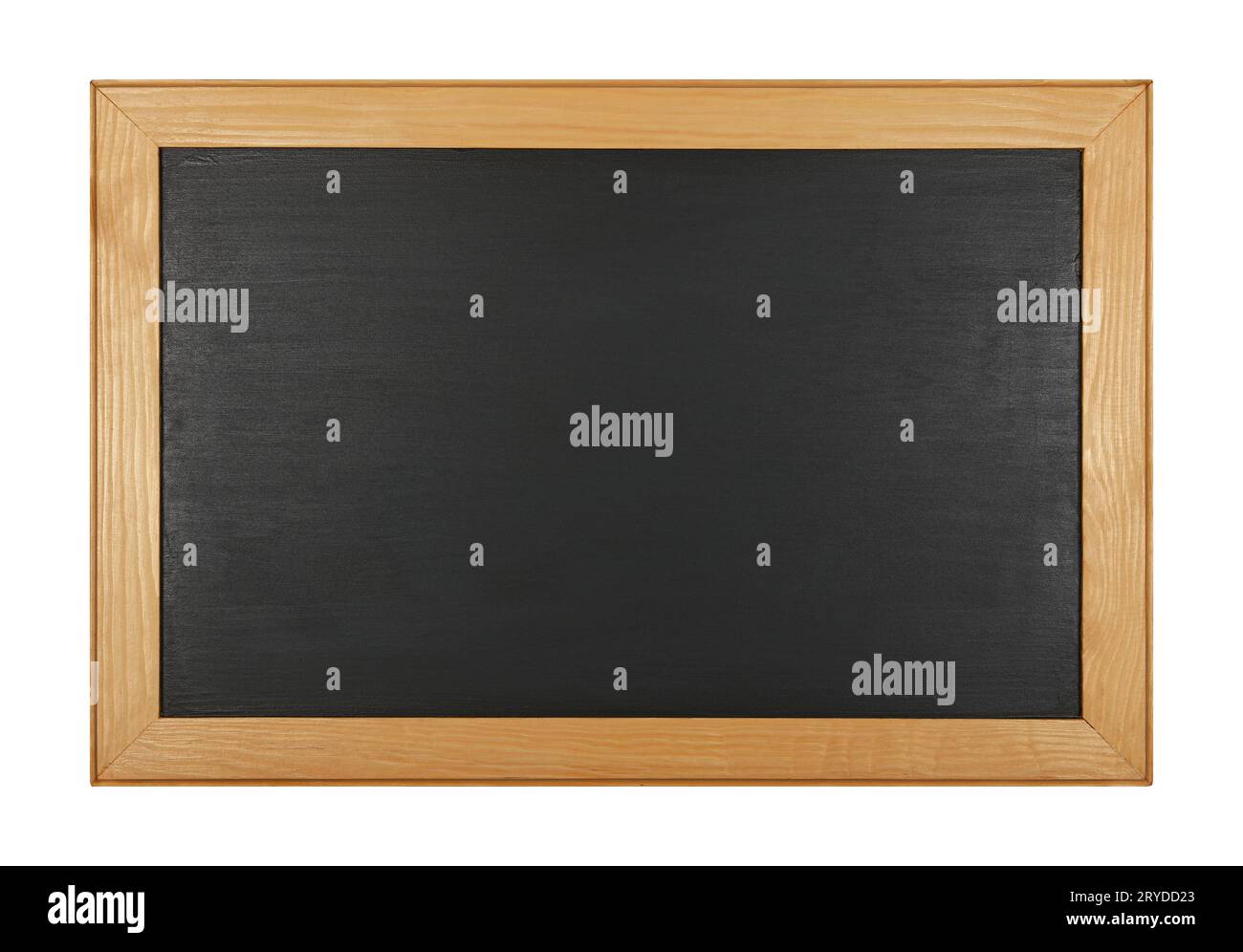 Black school chalkboard isolated on white Stock Photo - Alamy