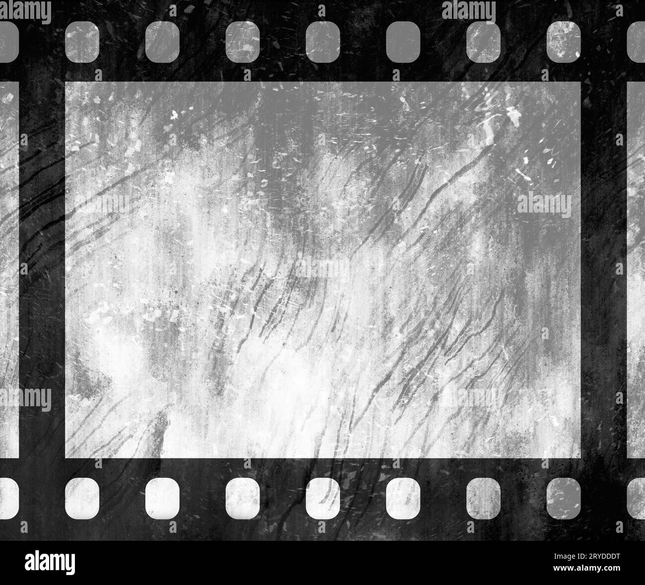 Close up one frame of old vintage grunge retro styled classical 35 mm ...