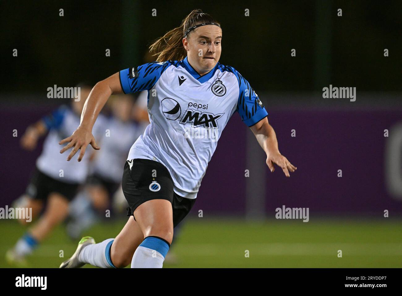 Anderlecht, Belgium. 30th Sep, 2023. Davinia Vanmechelen (25) of Club ...