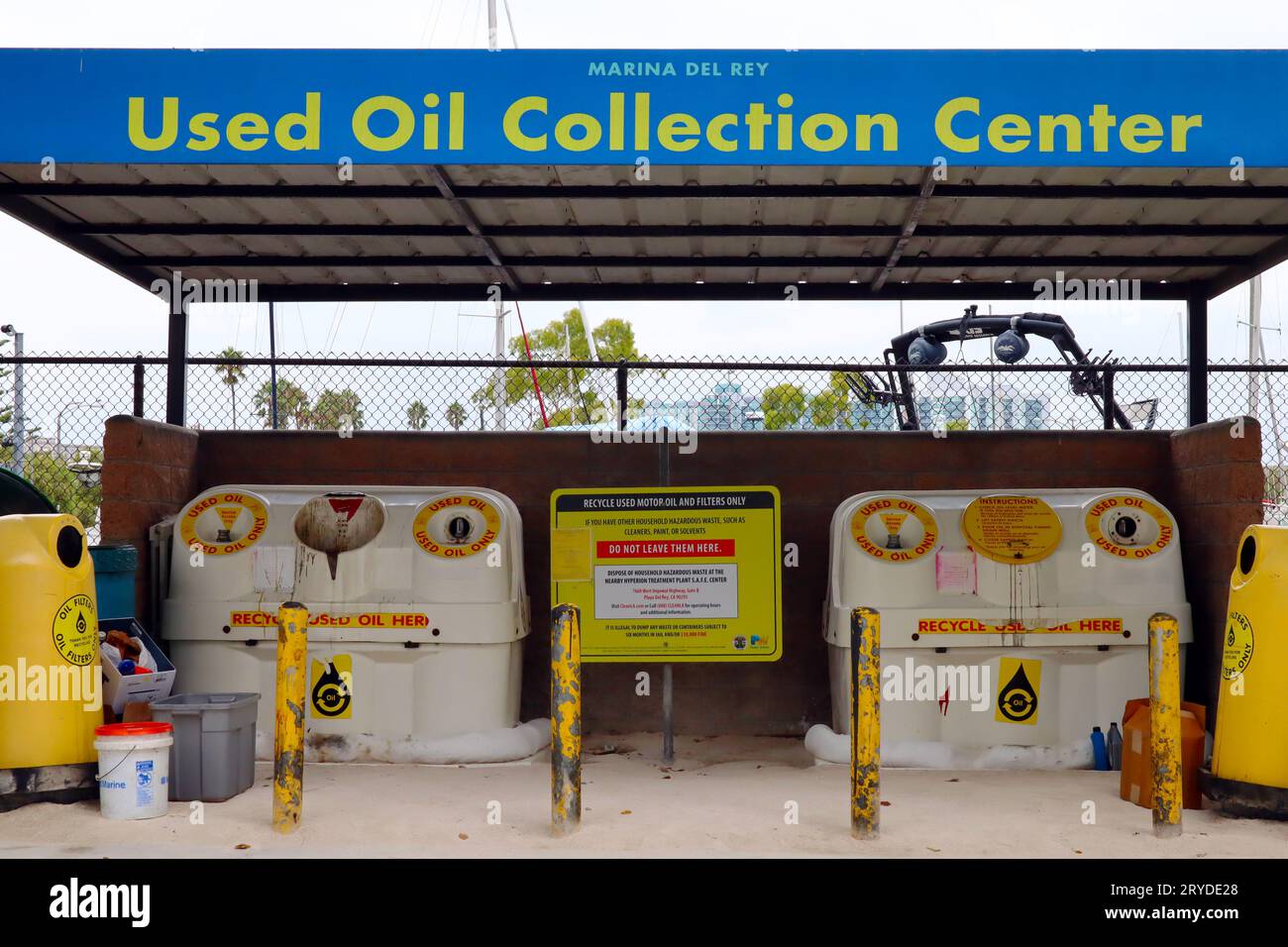 Marina del Rey (LA County), California: Used Oil Collection Center, Oil ...