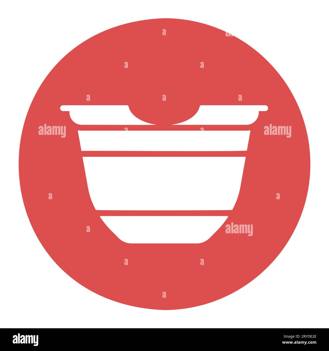 Yogurt cup, plastic container vector icon. Dairy product sign. Graph ...