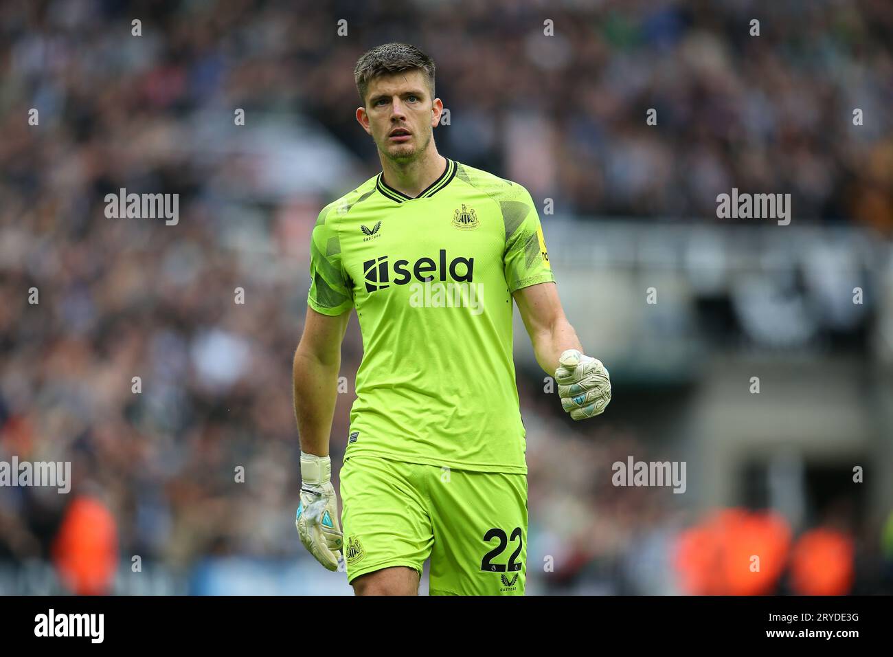 Newcastle United Goalkeeper Nick Pope during the Premier League match ...
