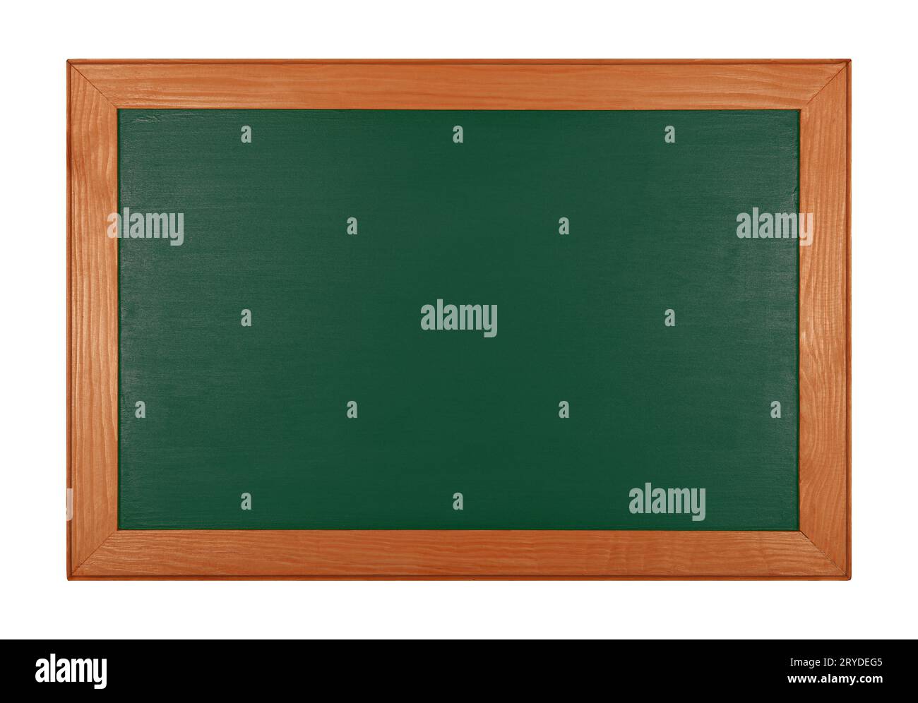 Green school chalkboard isolated on white Stock Photo - Alamy