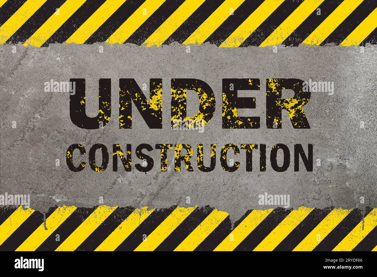 Concrete background with grunge hazard sign Stock Photo - Alamy