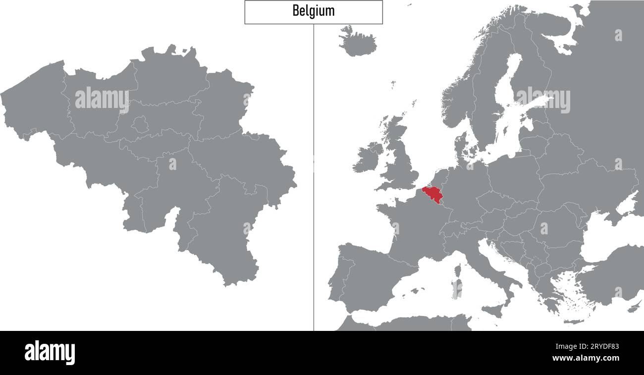 Map of belgium on texture Stock Vector Images - Alamy