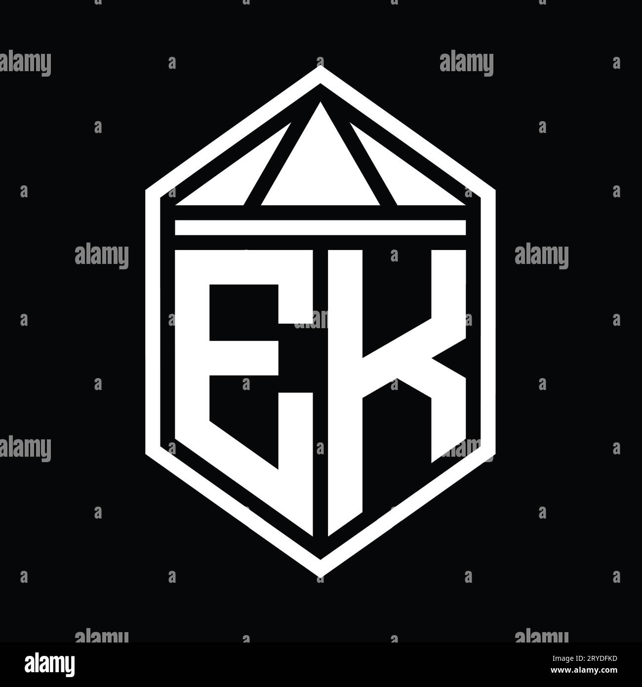 Letter ek logo hi-res stock photography and images - Alamy