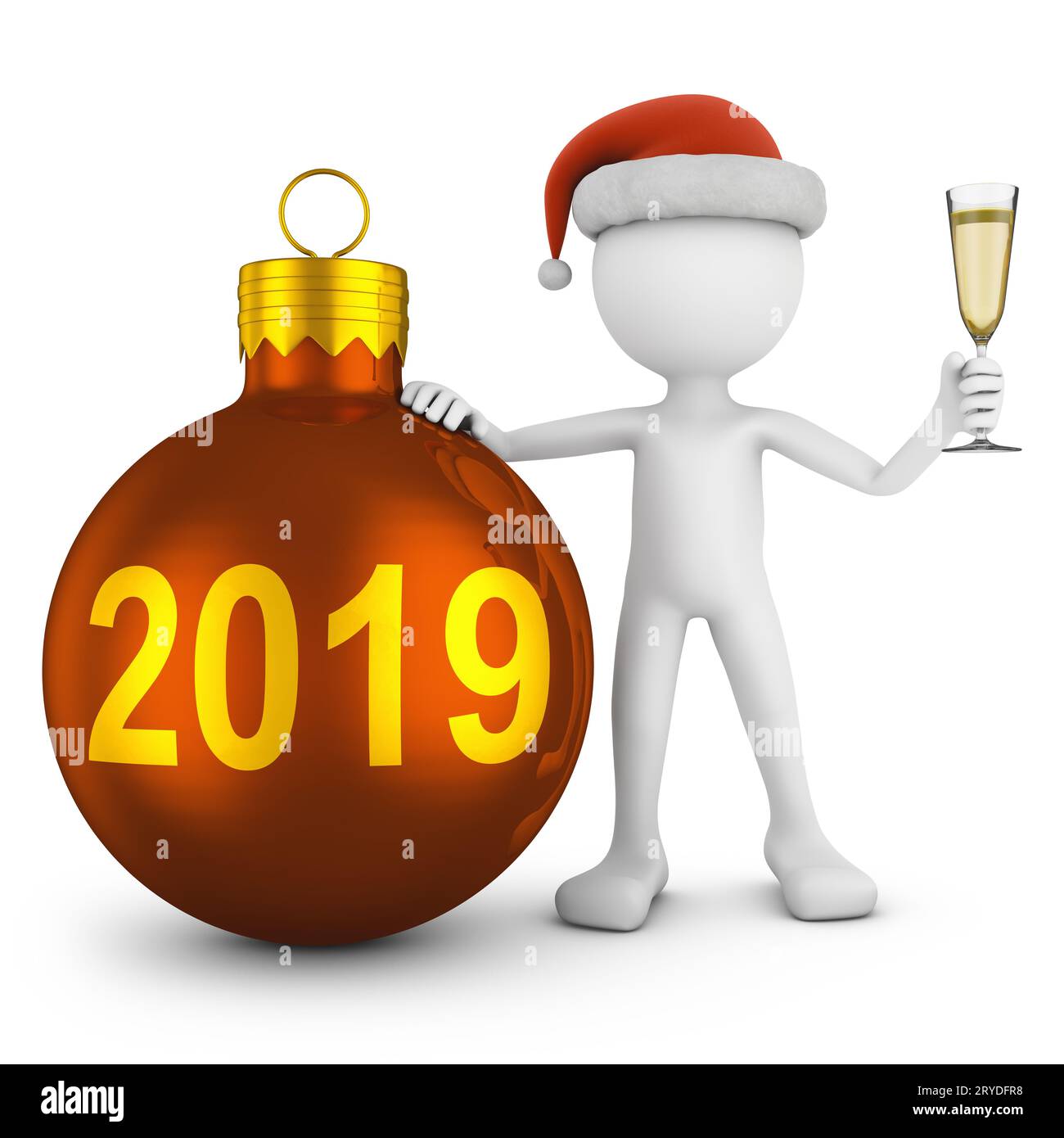 Red white santa hat Cut Out Stock Images & Pictures - Alamy