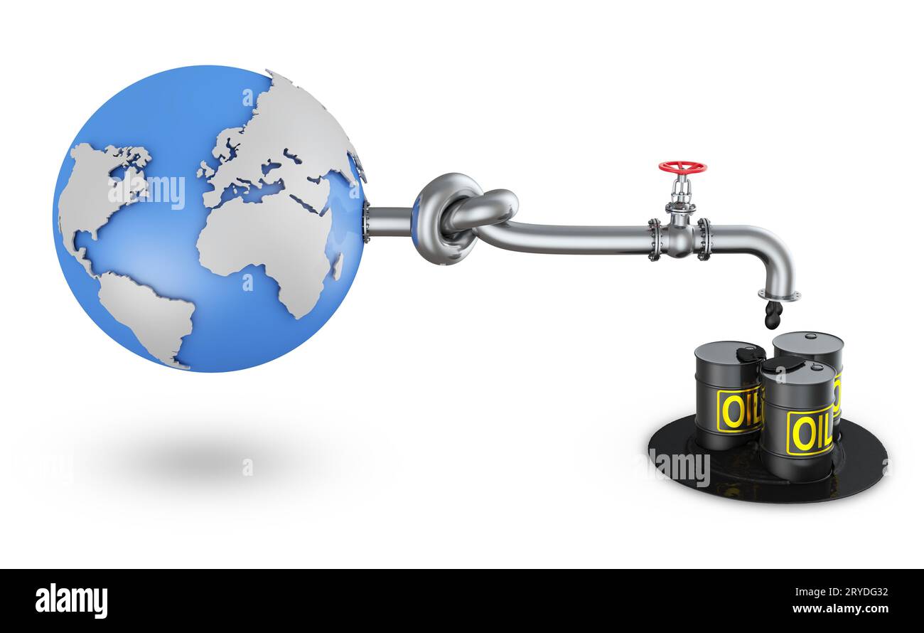 Oil globe earth map hi-res stock photography and images - Alamy
