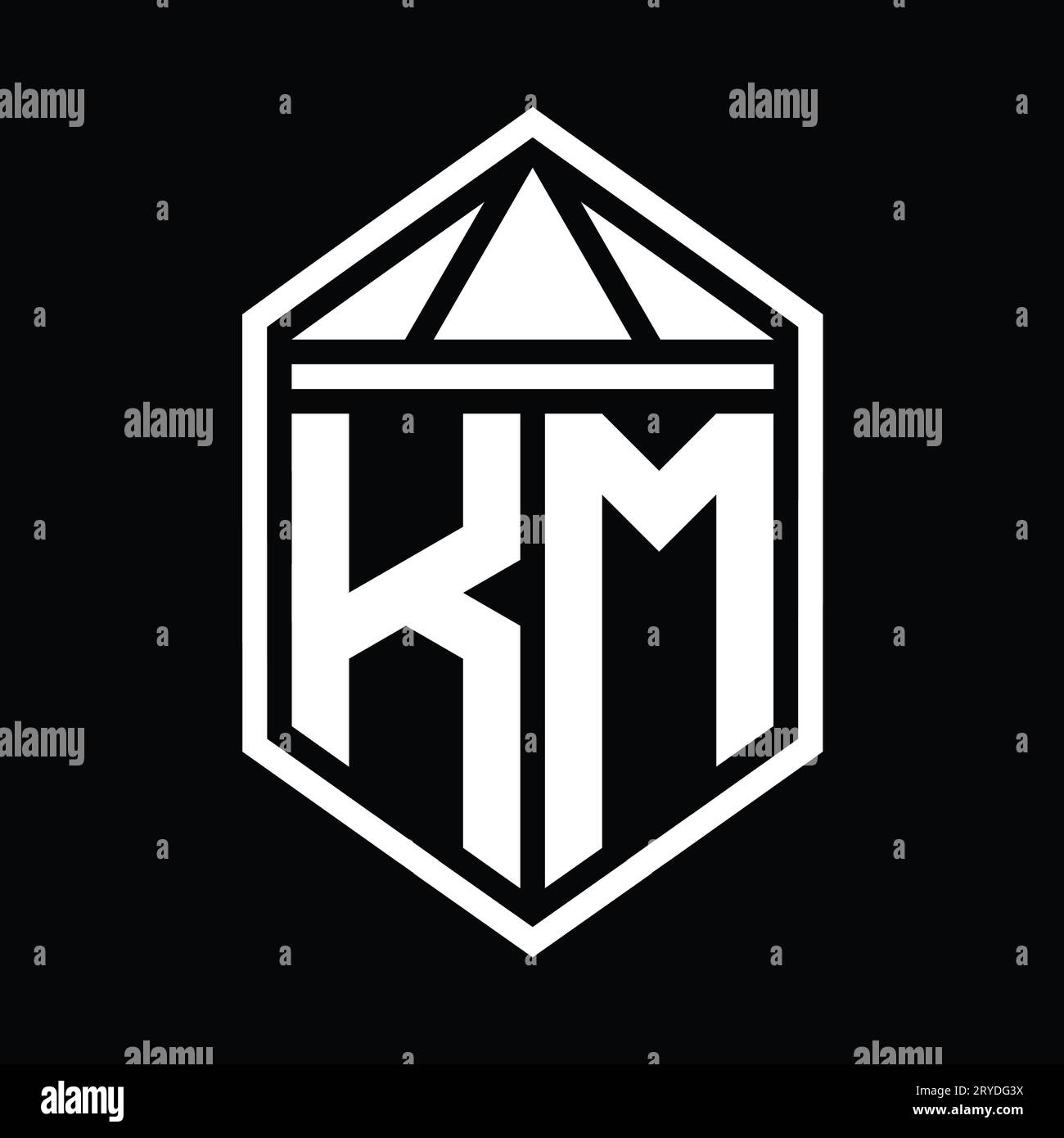 Km gaming logo hi-res stock photography and images - Alamy