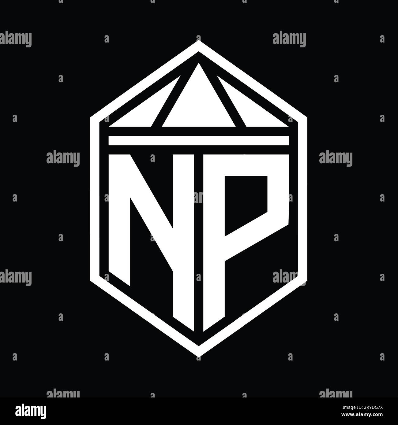 Np letter logo hi-res stock photography and images - Alamy