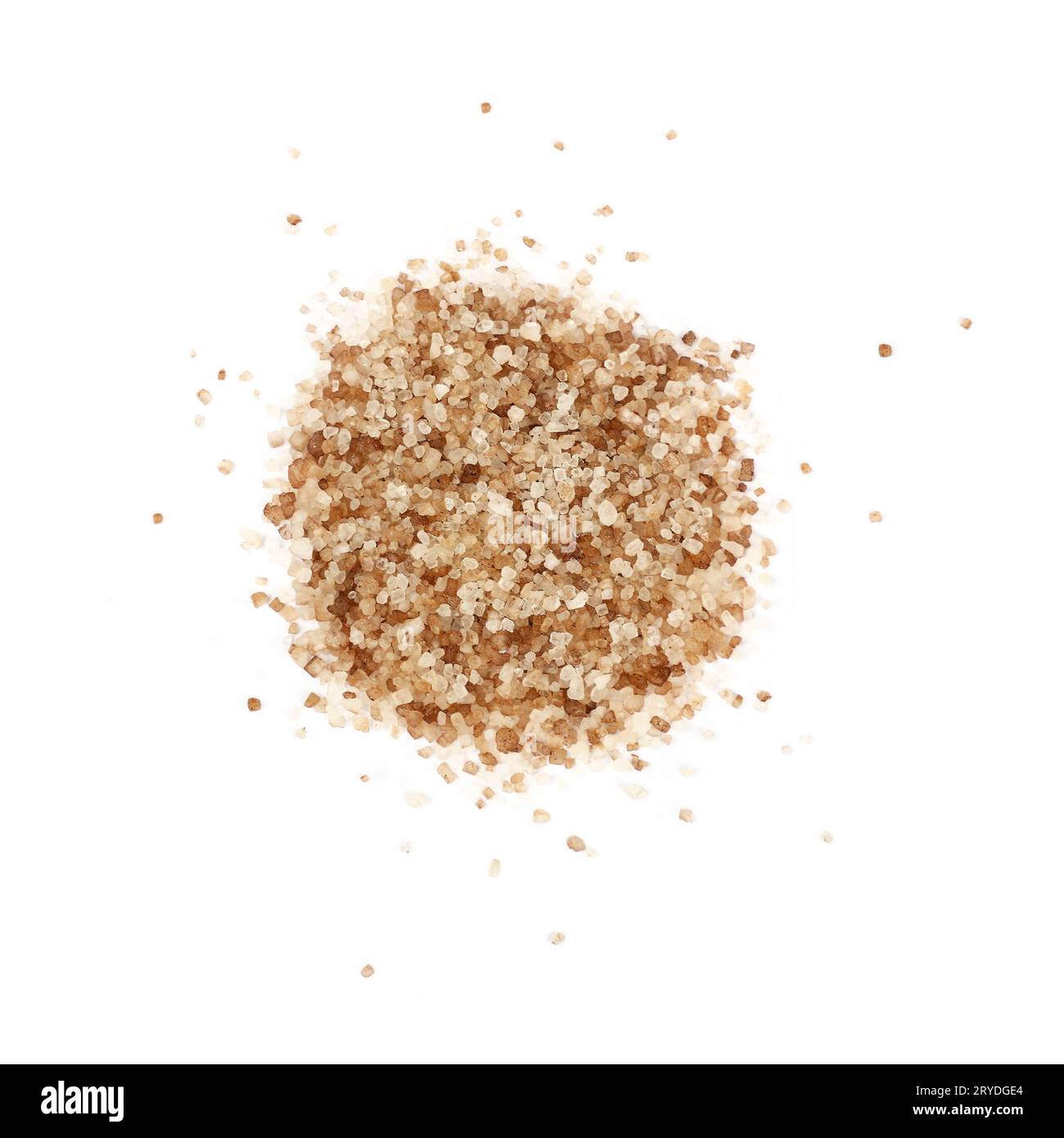 Close up smoked Danish salt isolated on white Stock Photo - Alamy
