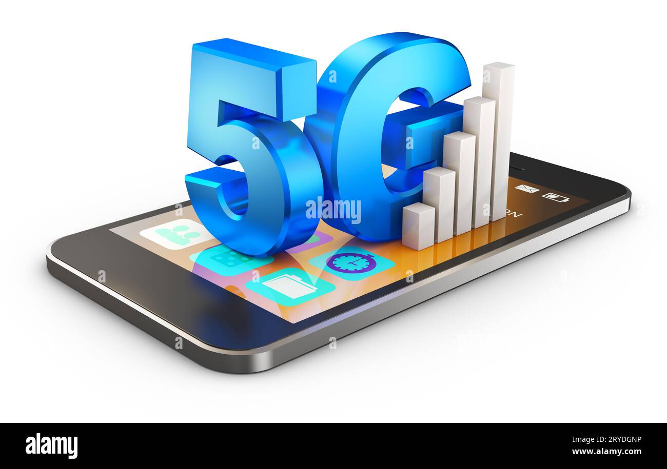 5G and smartphone Stock Photo - Alamy