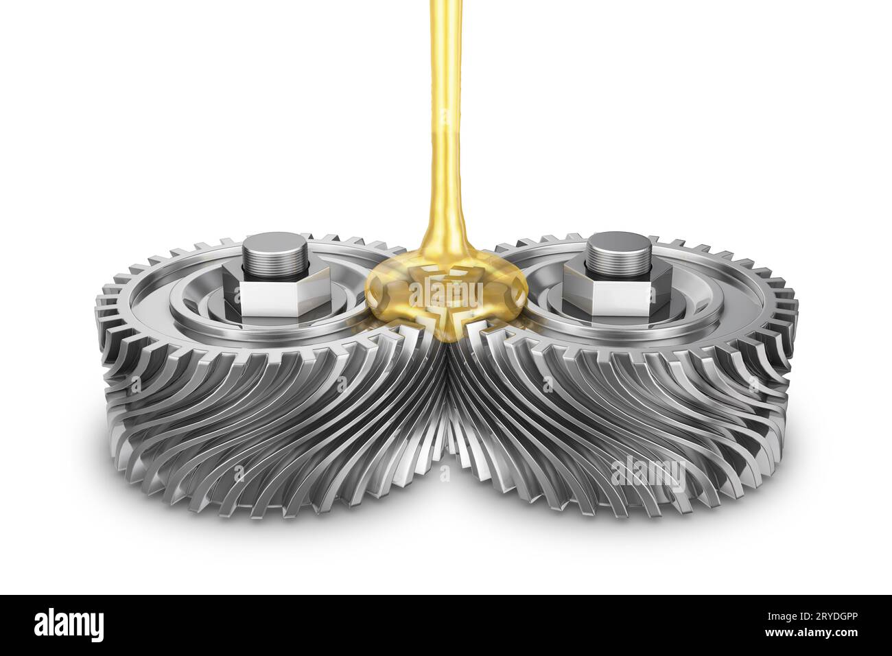 Mineral oil on gears Stock Photo - Alamy