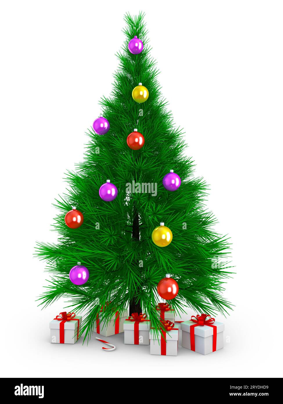 Pine tree scene Cut Out Stock Images & Pictures - Alamy