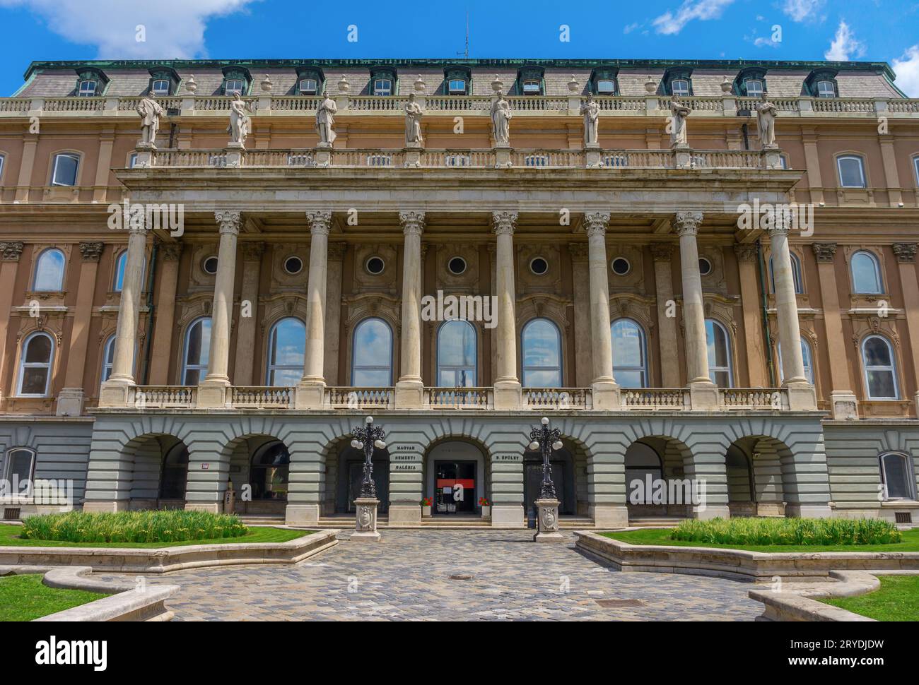 Buda castle hungarian national gallery hi-res stock photography and images - Alamy