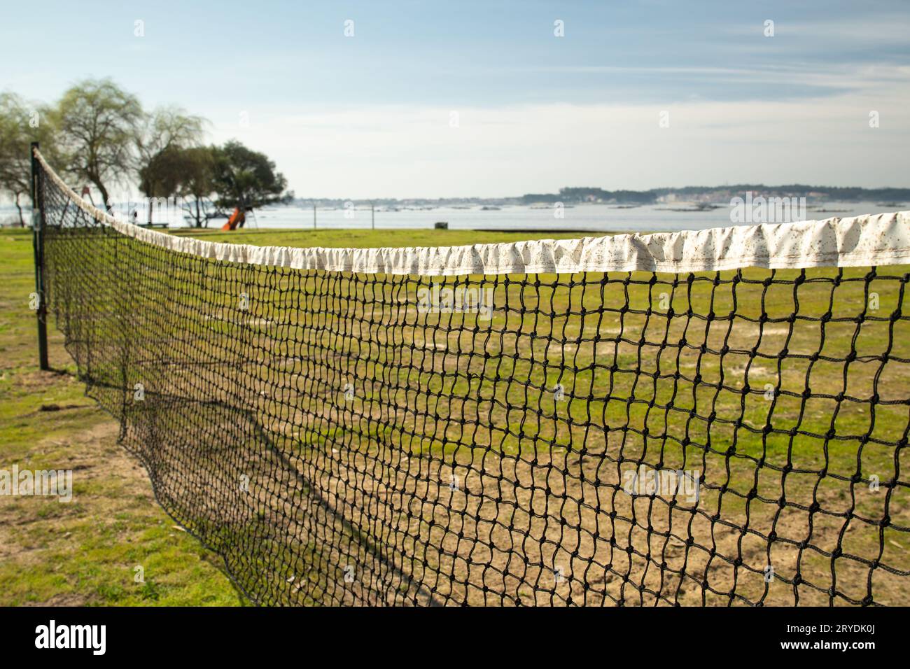 Empty beach volleyball court hi-res stock photography and images - Alamy