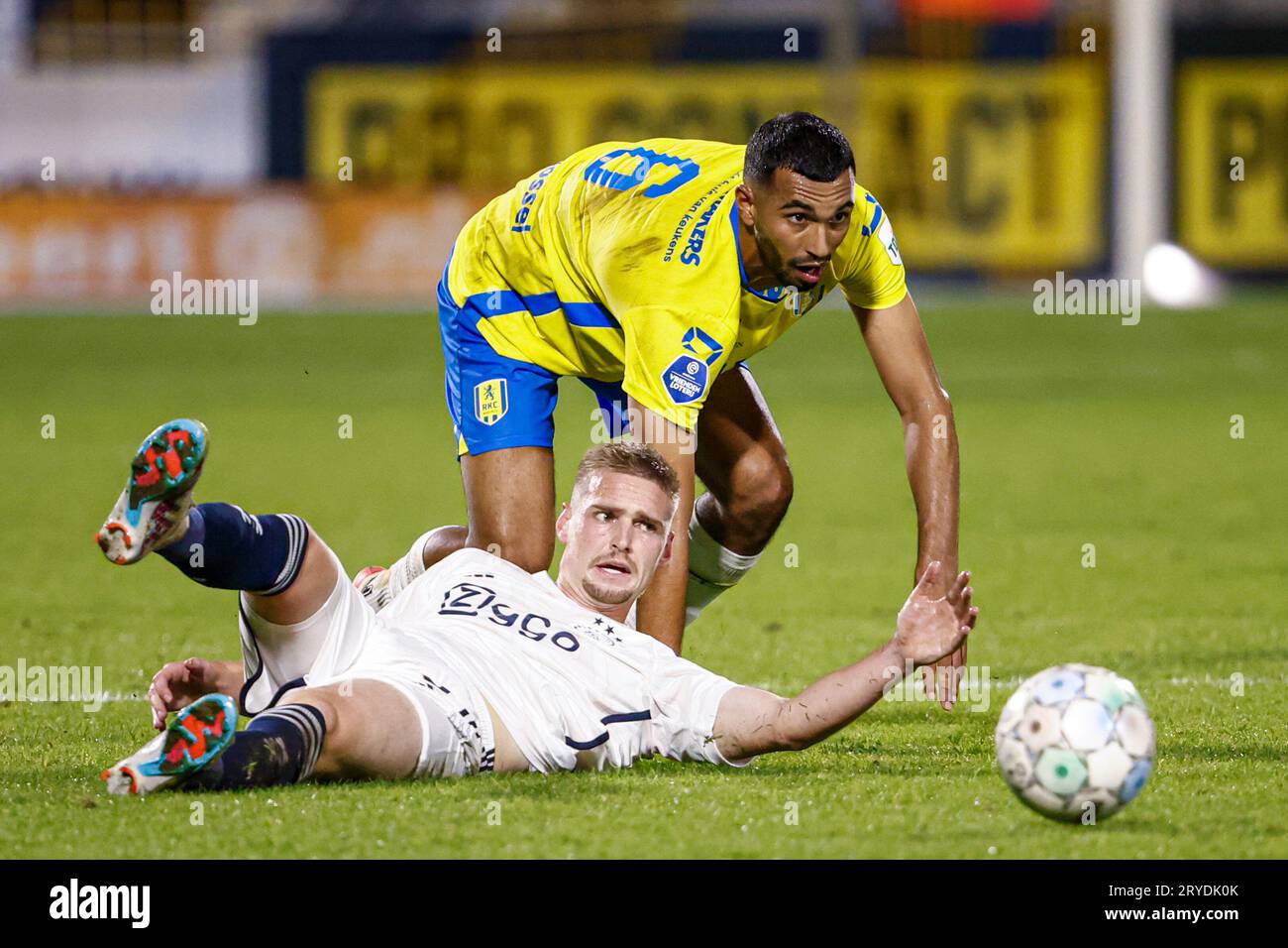 Waalwijk, Netherlands. 30th Sep, 2023. WAALWIJK, NETHERLANDS - SEPTEMBER 30: Yassin Oukili of ...