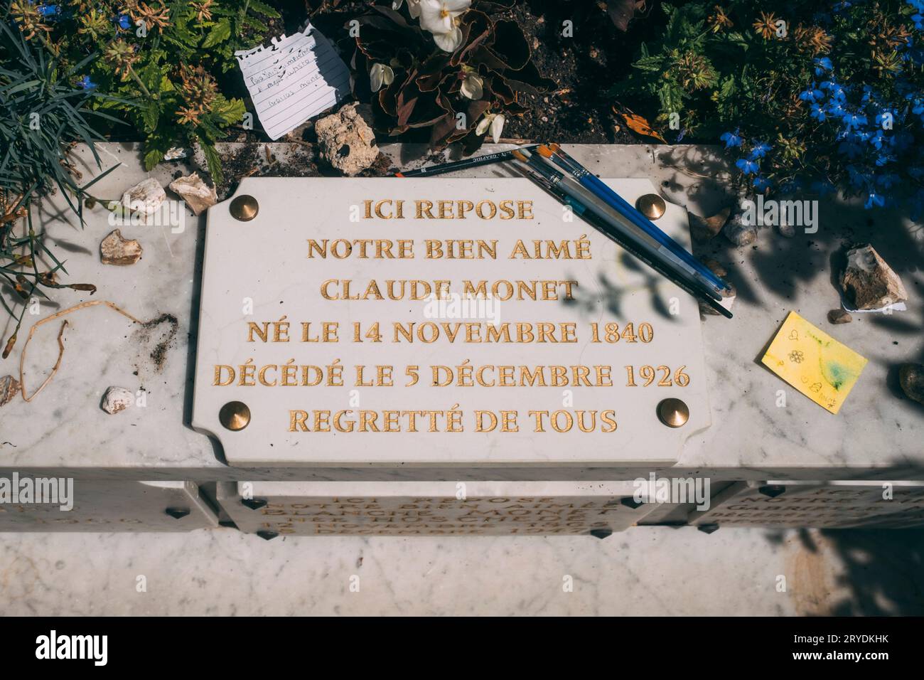Tomb of claude monet hi-res stock photography and images - Alamy